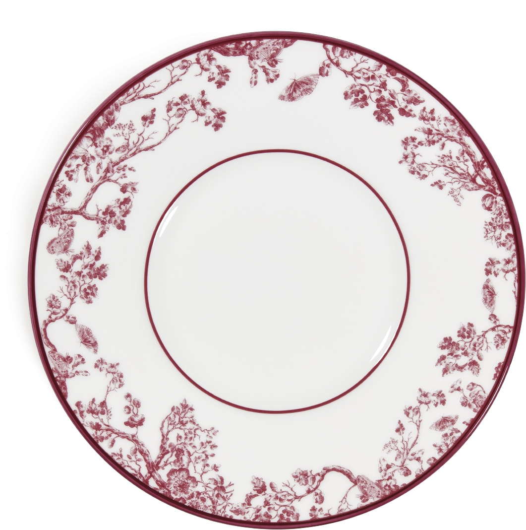 Tea Saucer Burgundy Toile de Jouy | DIOR