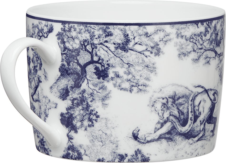 Theekopje Blauw Toile de Jouy-motief | DIOR
