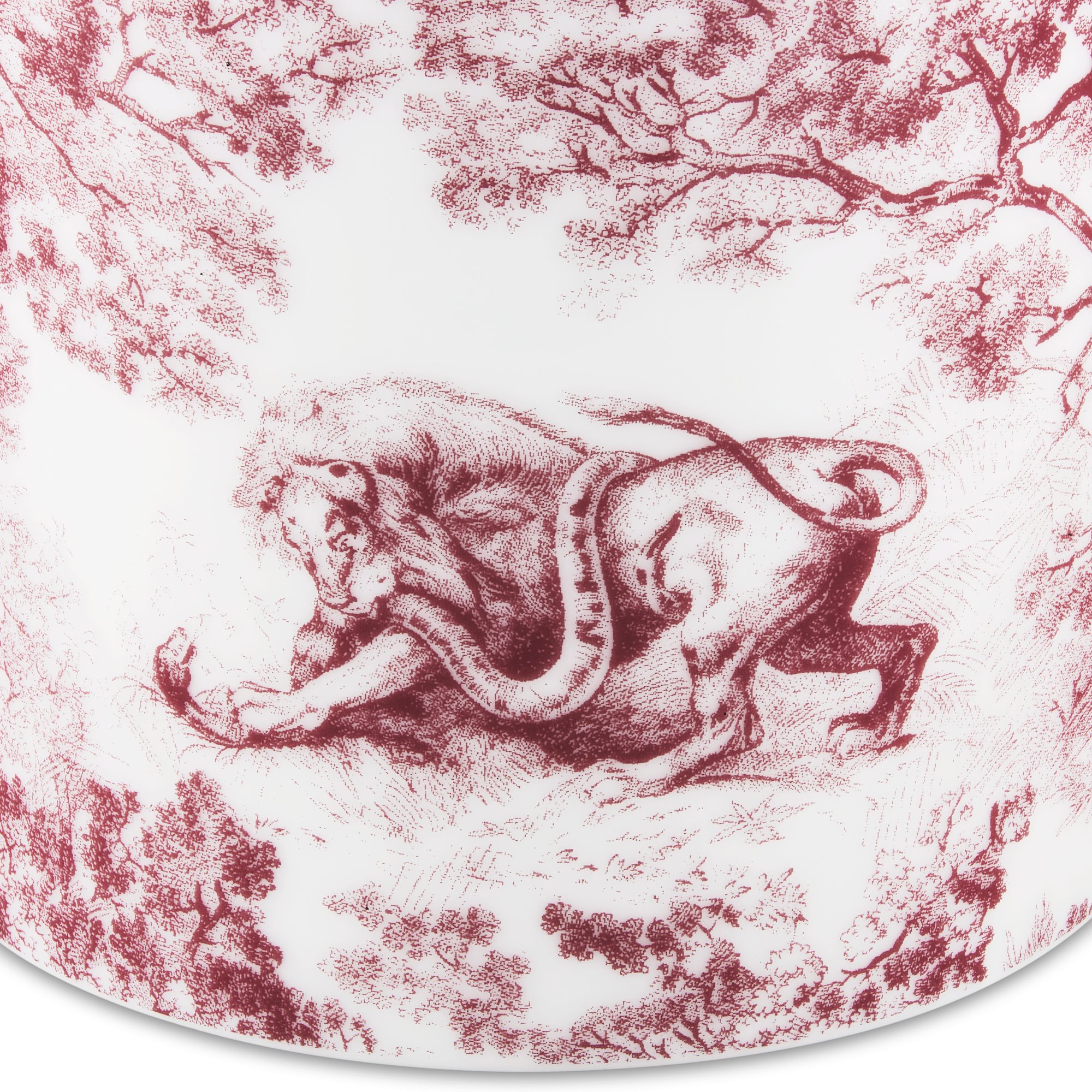 Mug Burgundy Toile de Jouy Tiger | DIOR