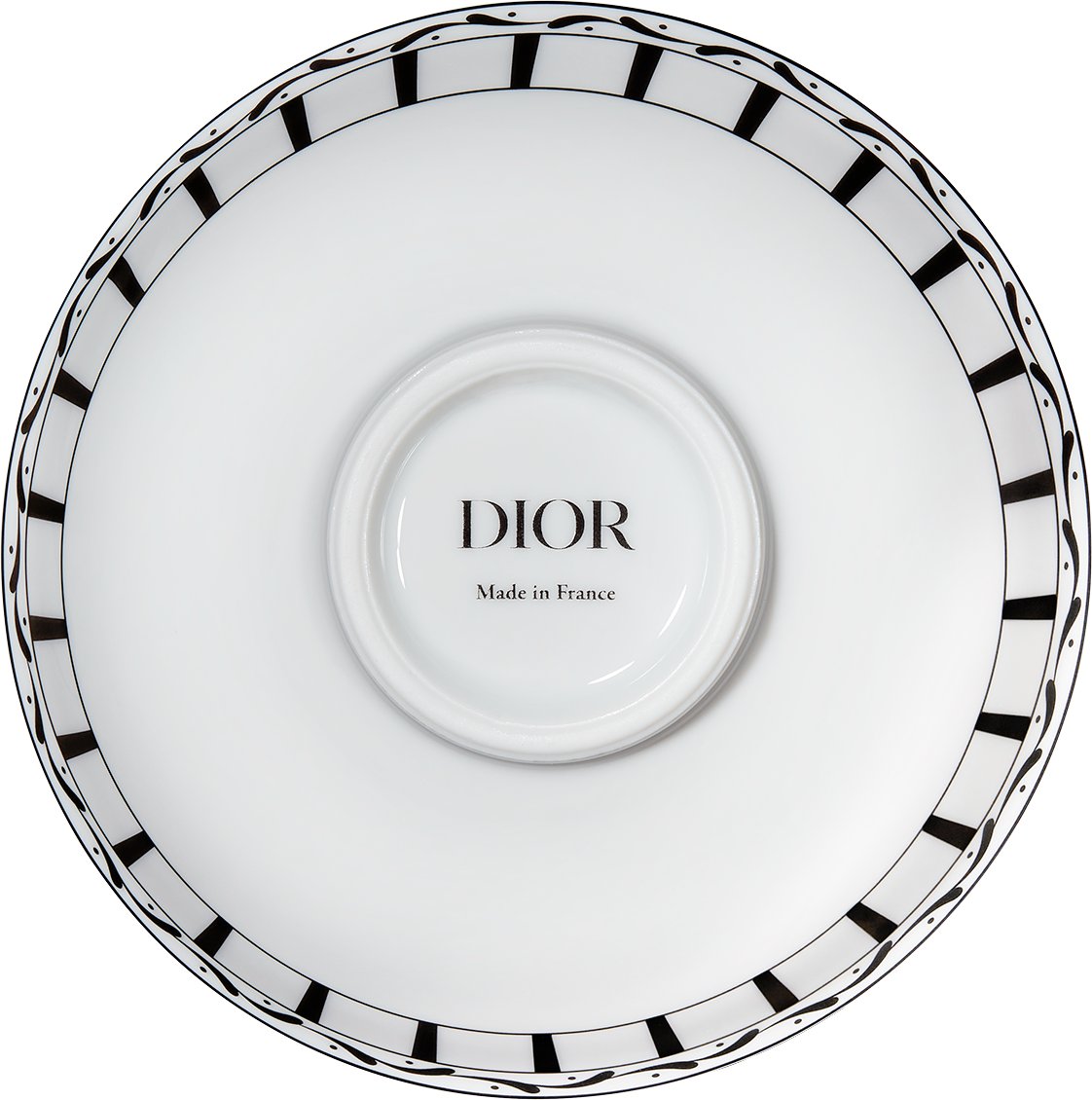 Rice Bowl Black and White Monsieur Dior | DIOR