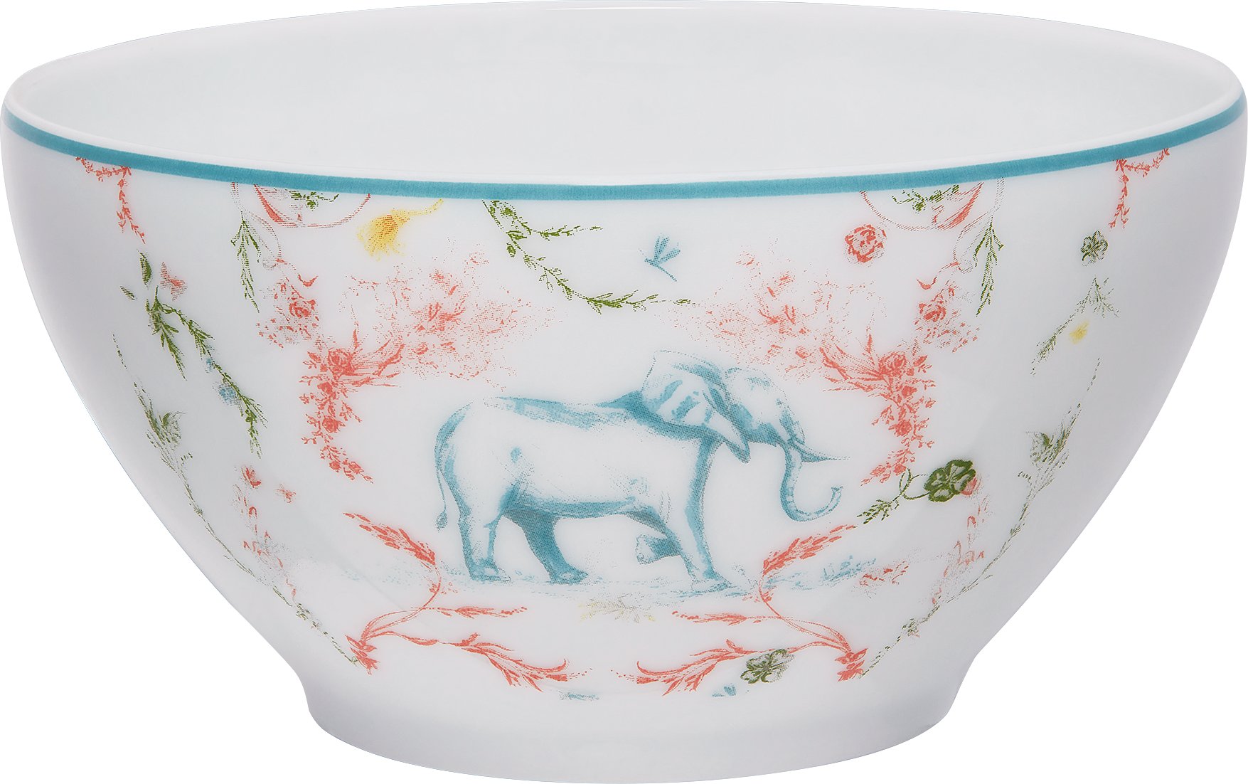 Bowl and Spoon Set Multicolor Toile de Jouy Kids | DIOR