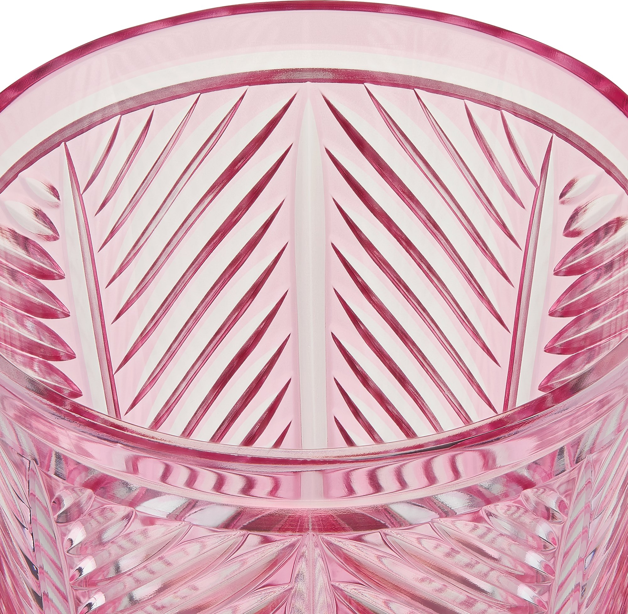 Water Glass Chevrons, Pink | DIOR