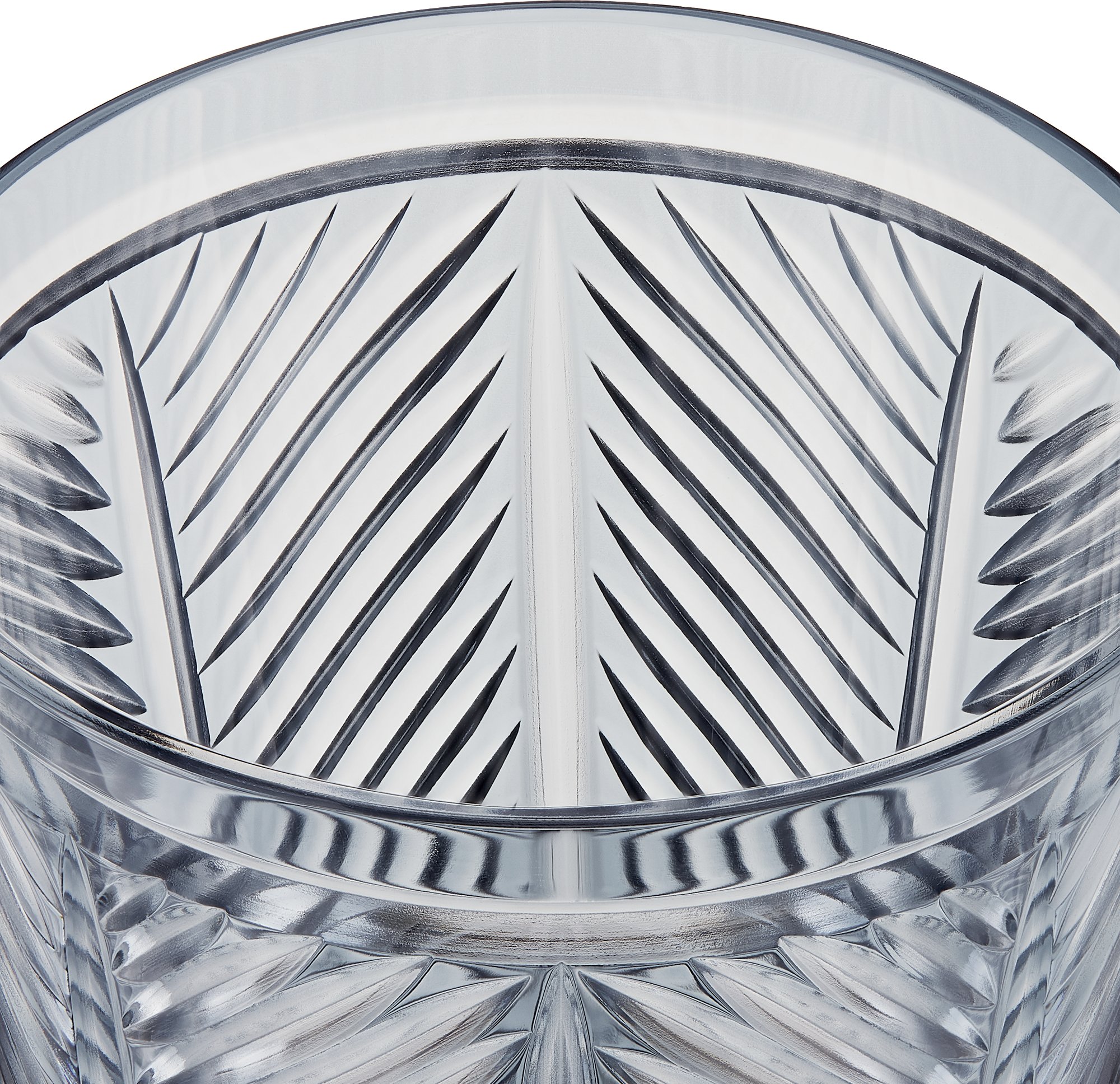 Water Glass Chevrons, Gray | DIOR