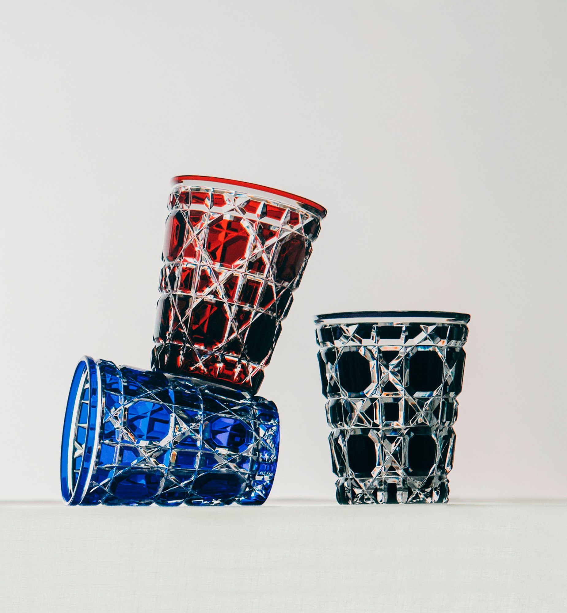 Water Glass Cannage, Black | DIOR