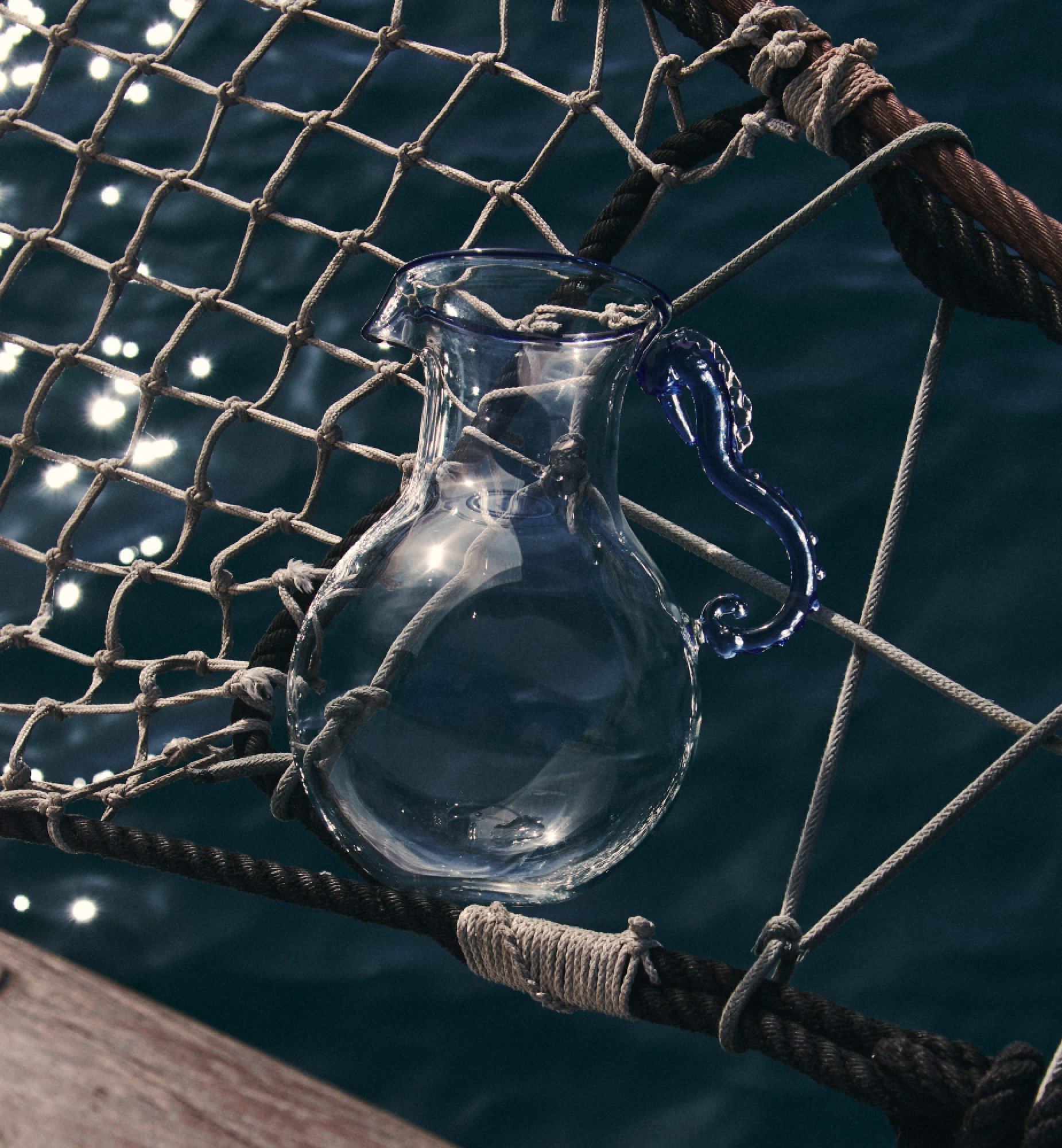 Carafe La Vague, Blue Seahorse Handle | DIOR