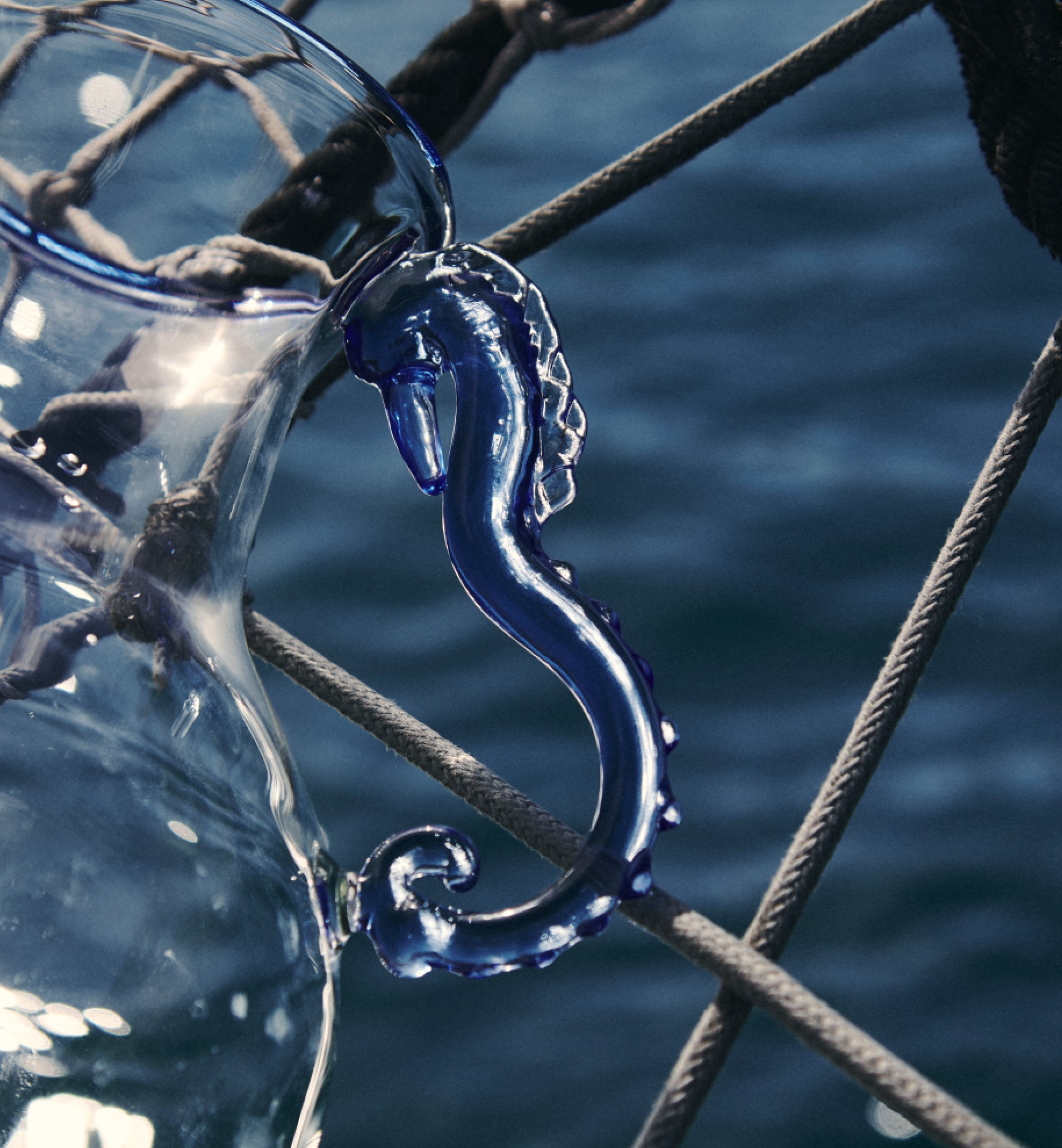 Carafe La Vague, Blue Seahorse Handle | DIOR