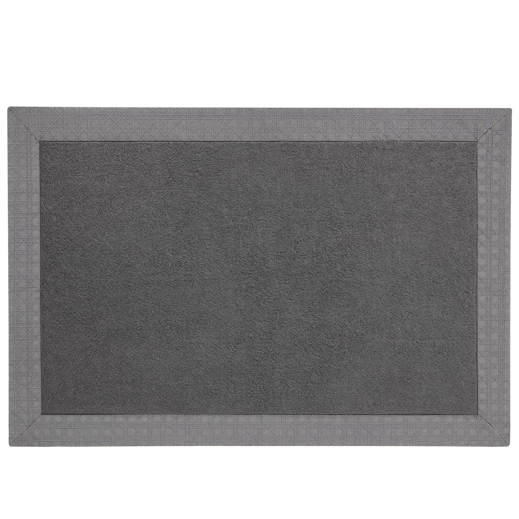 Bath Mat Anthracite Gray Cannage | DIOR