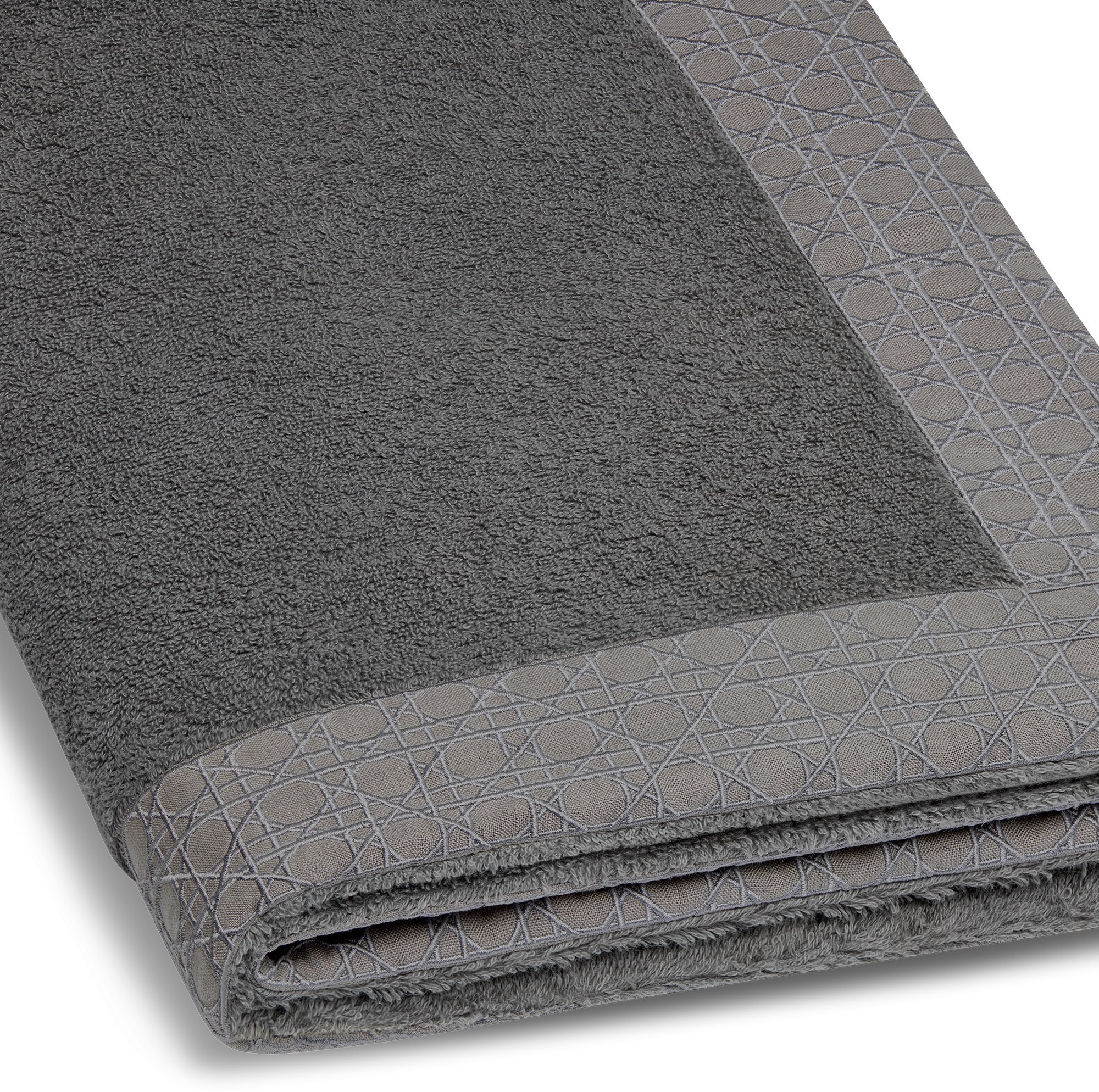 Bath Mat Anthracite Gray Cannage | DIOR