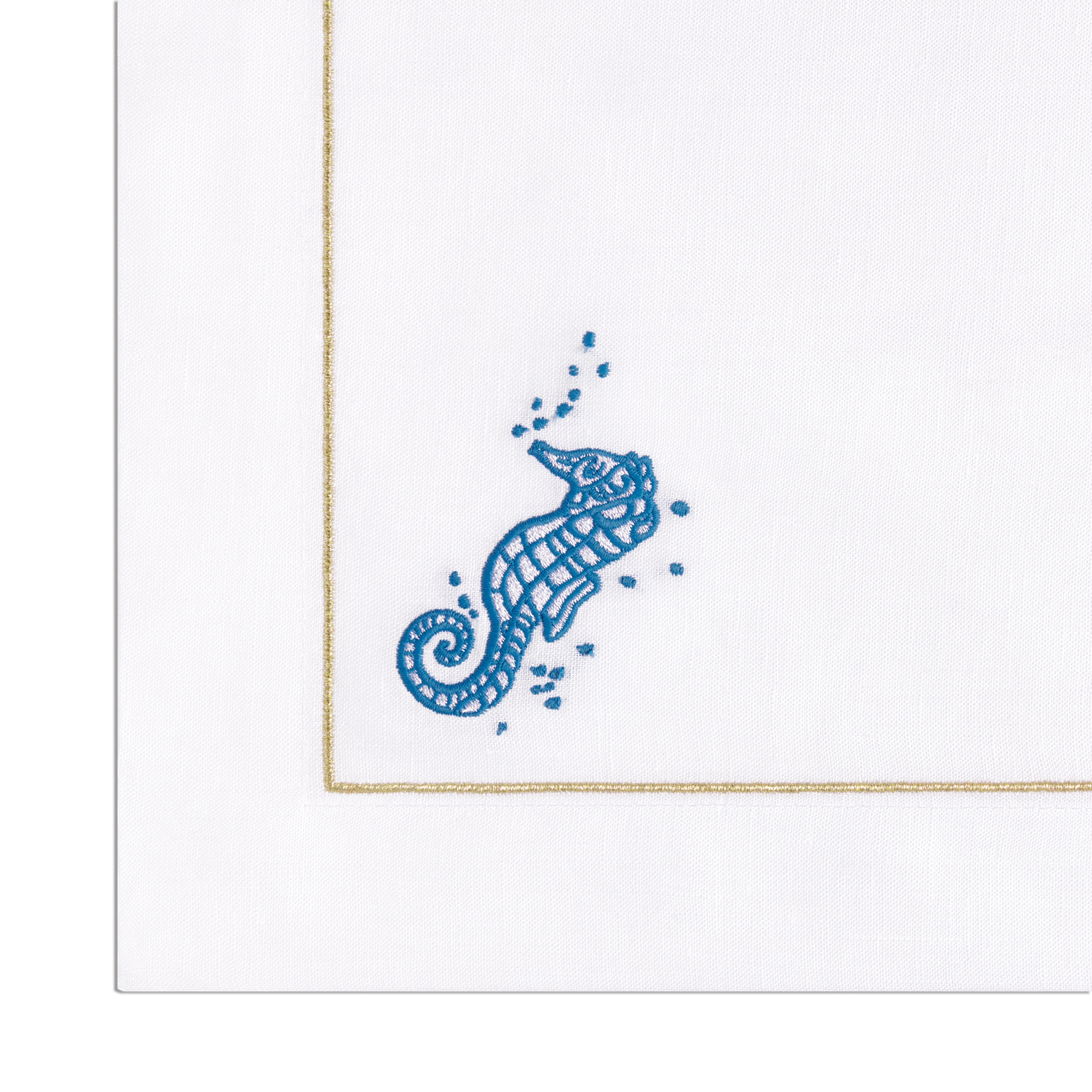 Embroidered Napkin La Vague, Blue | DIOR