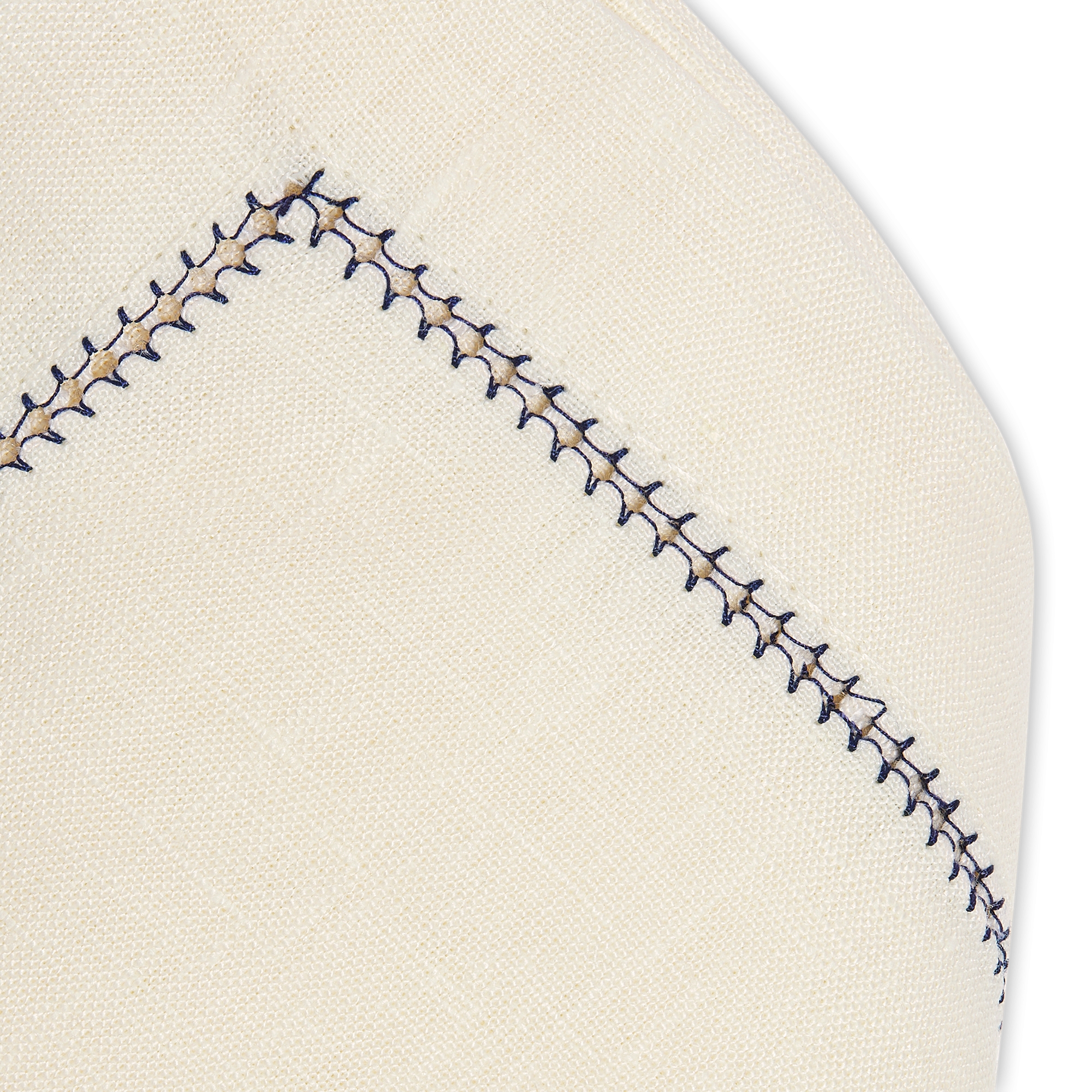 Servet Wit met blauwe rand | DIOR