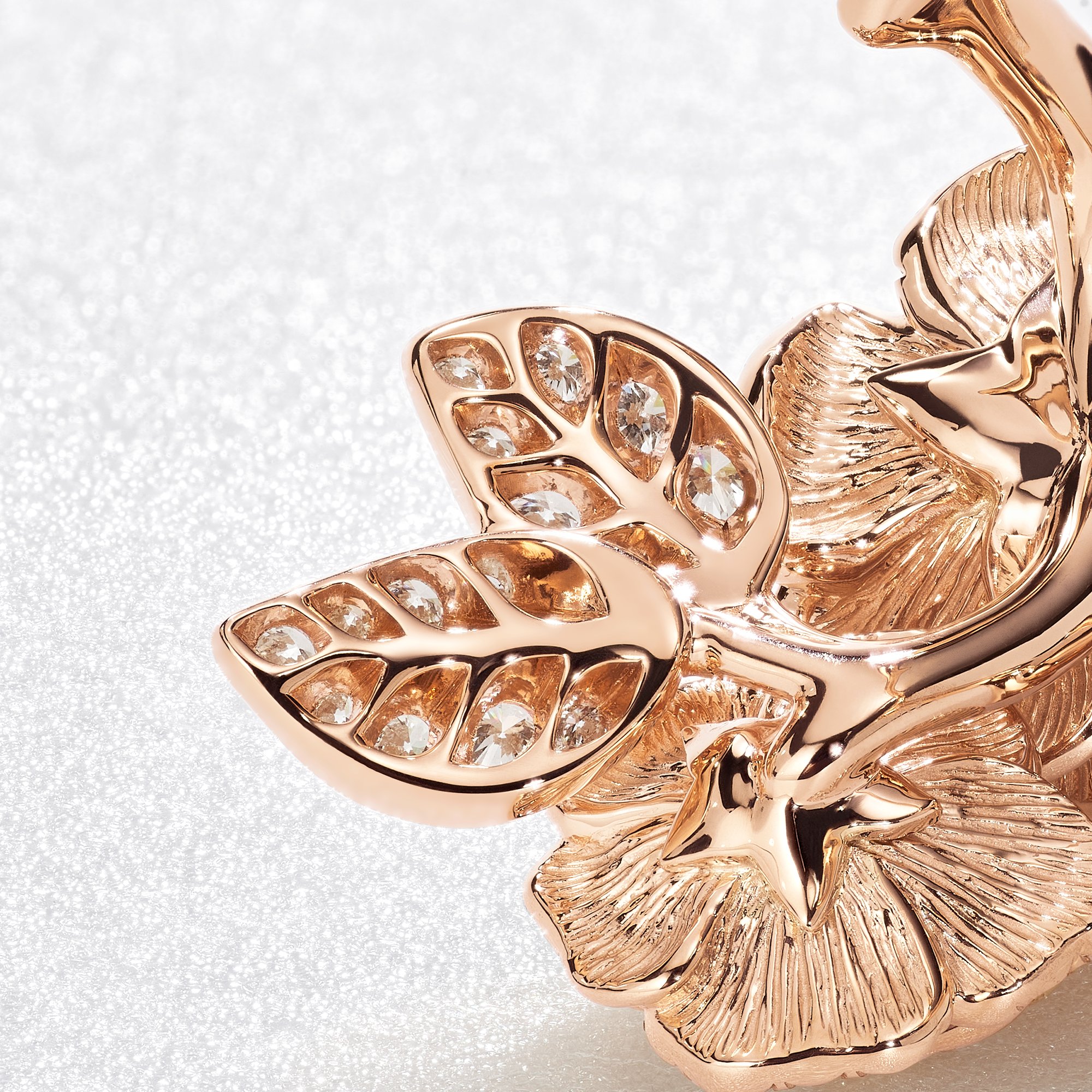 Rose Dior Bagatelle Ring Pink Gold and Diamonds | DIOR