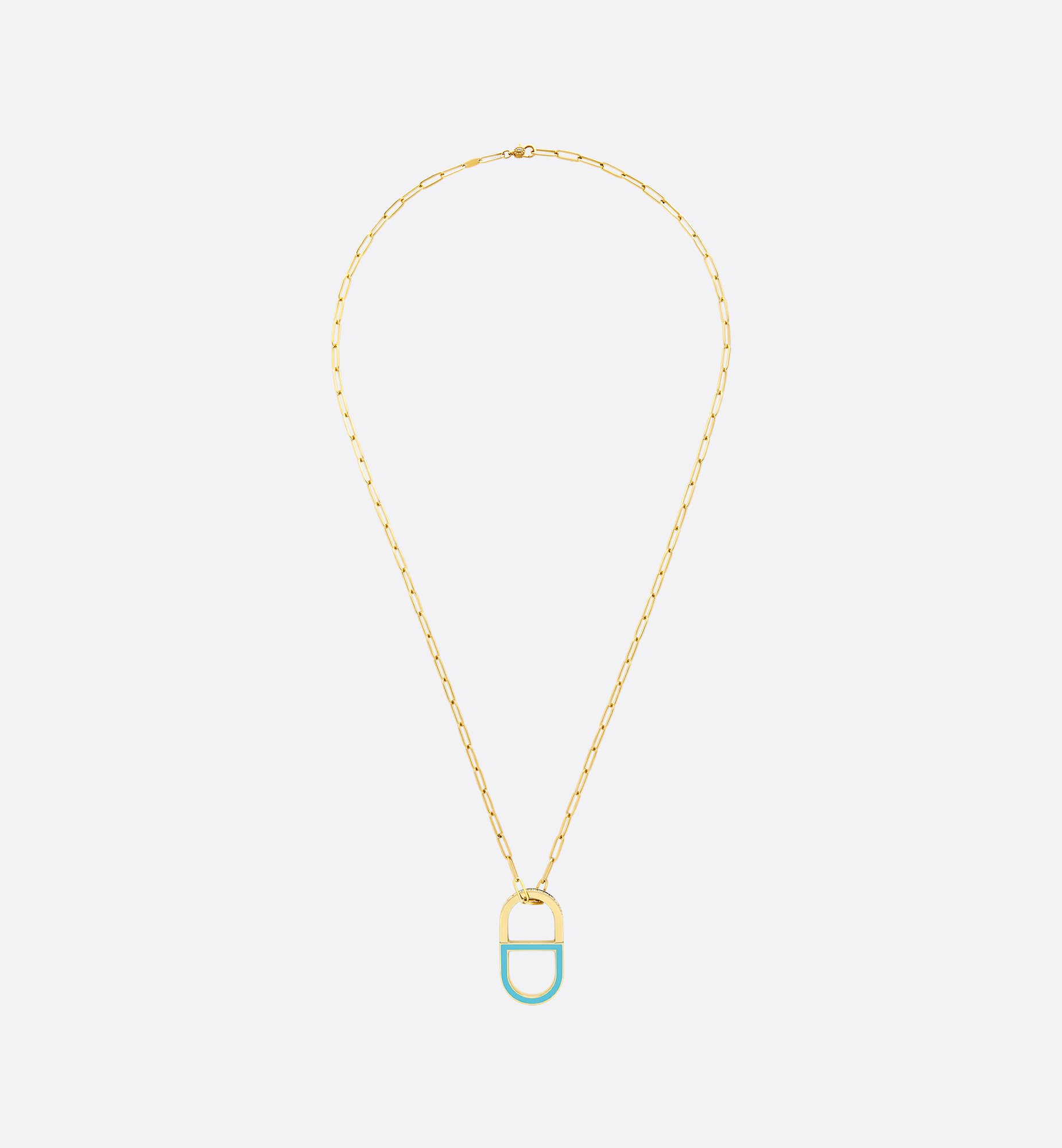 Color Dior Modular Necklace and Ring Yellow Gold, Diamonds Color Dior Modular Necklace and Ring Yellow Gold, Diamonds