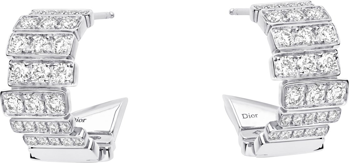 Gem Dior Earrings Yellow Gold And Diamonds Dior
