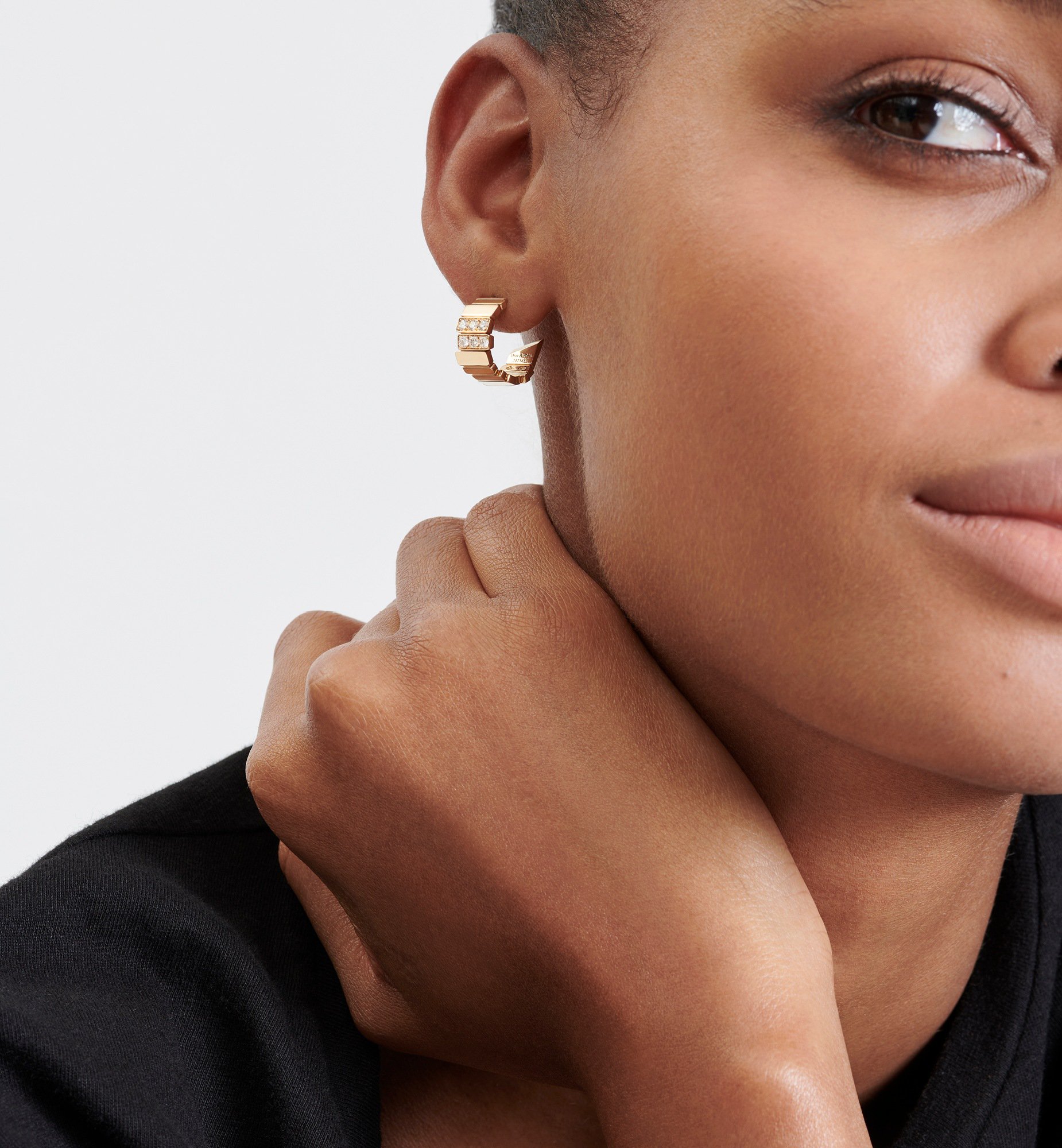 GEM DIOR-oorbellen Geelgoud en diamanten | DIOR