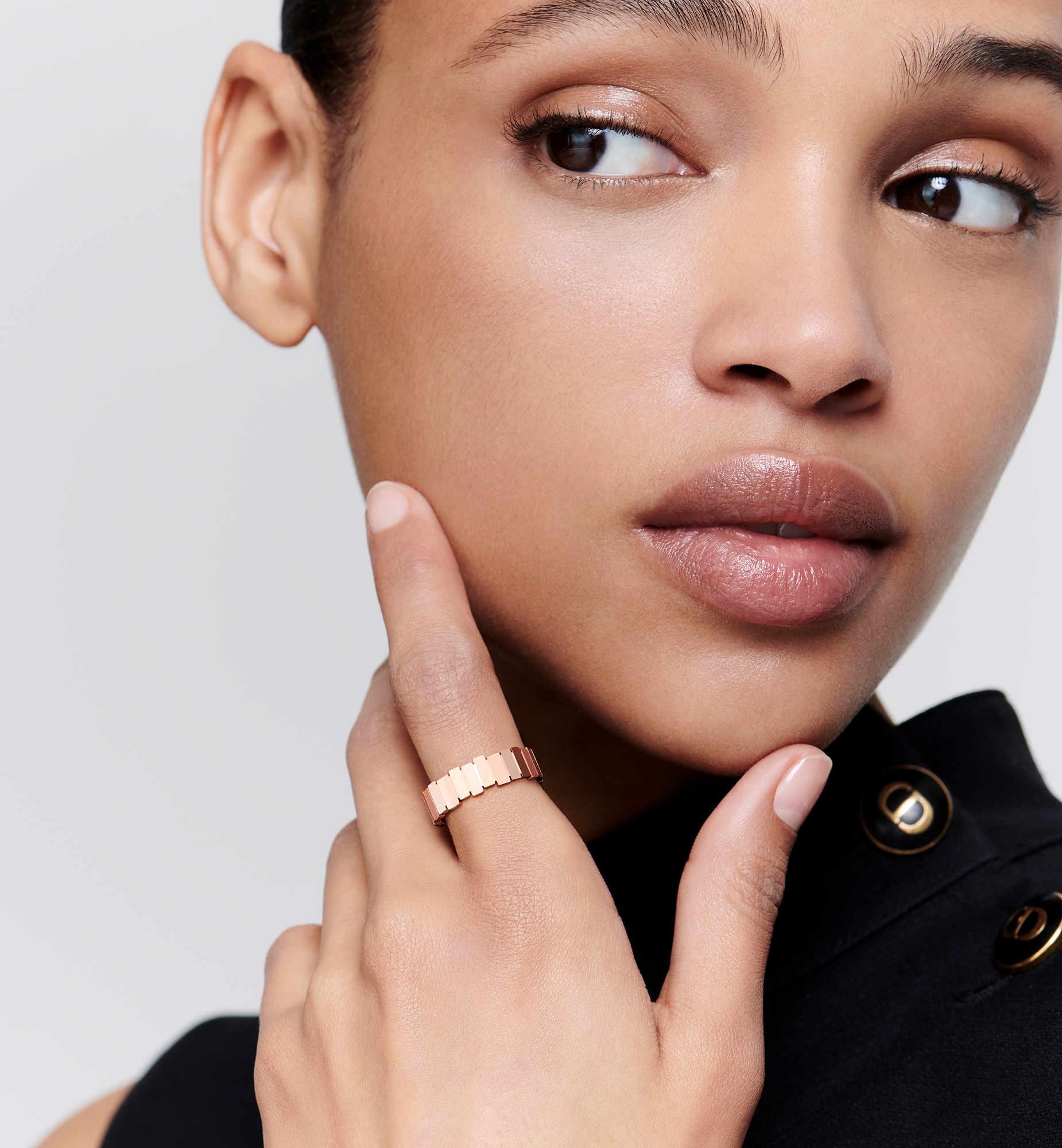 GEM DIOR Ring Pink Gold | DIOR