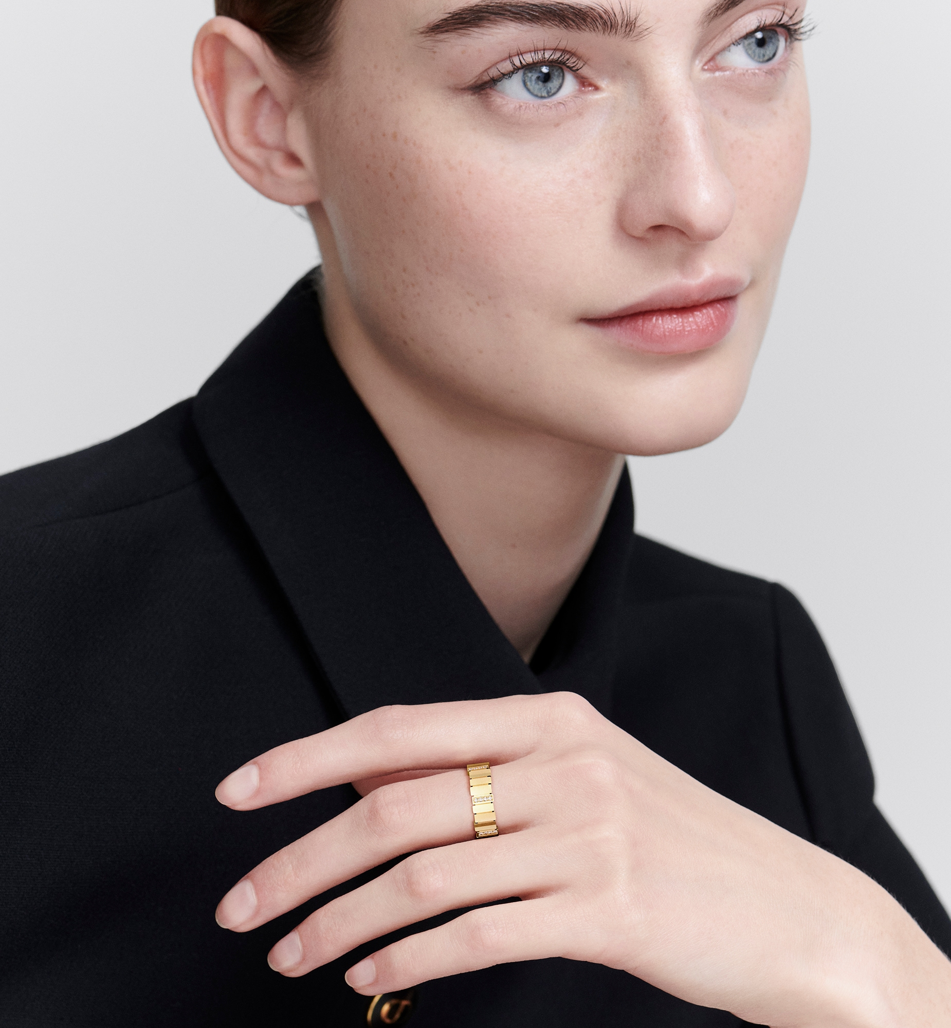GEM DIOR Ring Yellow Gold and Diamonds | DIOR
