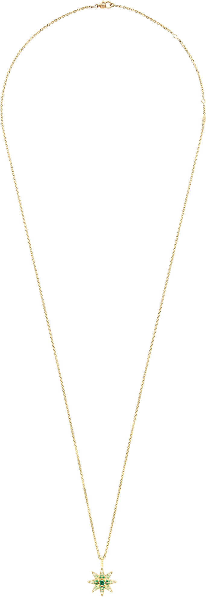 Étoile des Vents Medallion Yellow Gold, Diamonds and Tsavorite Garnets | DIOR