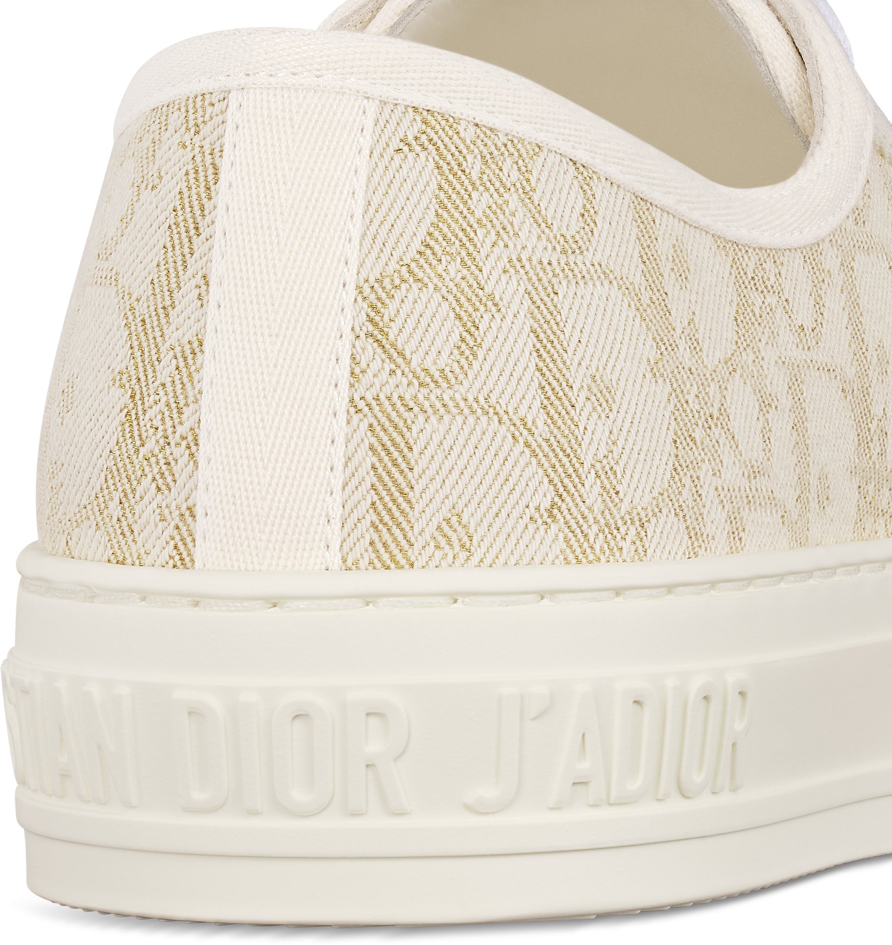 Sneaker Walk'n'Dior Tela di cotone bianca con stampa Dior Oblique color ...