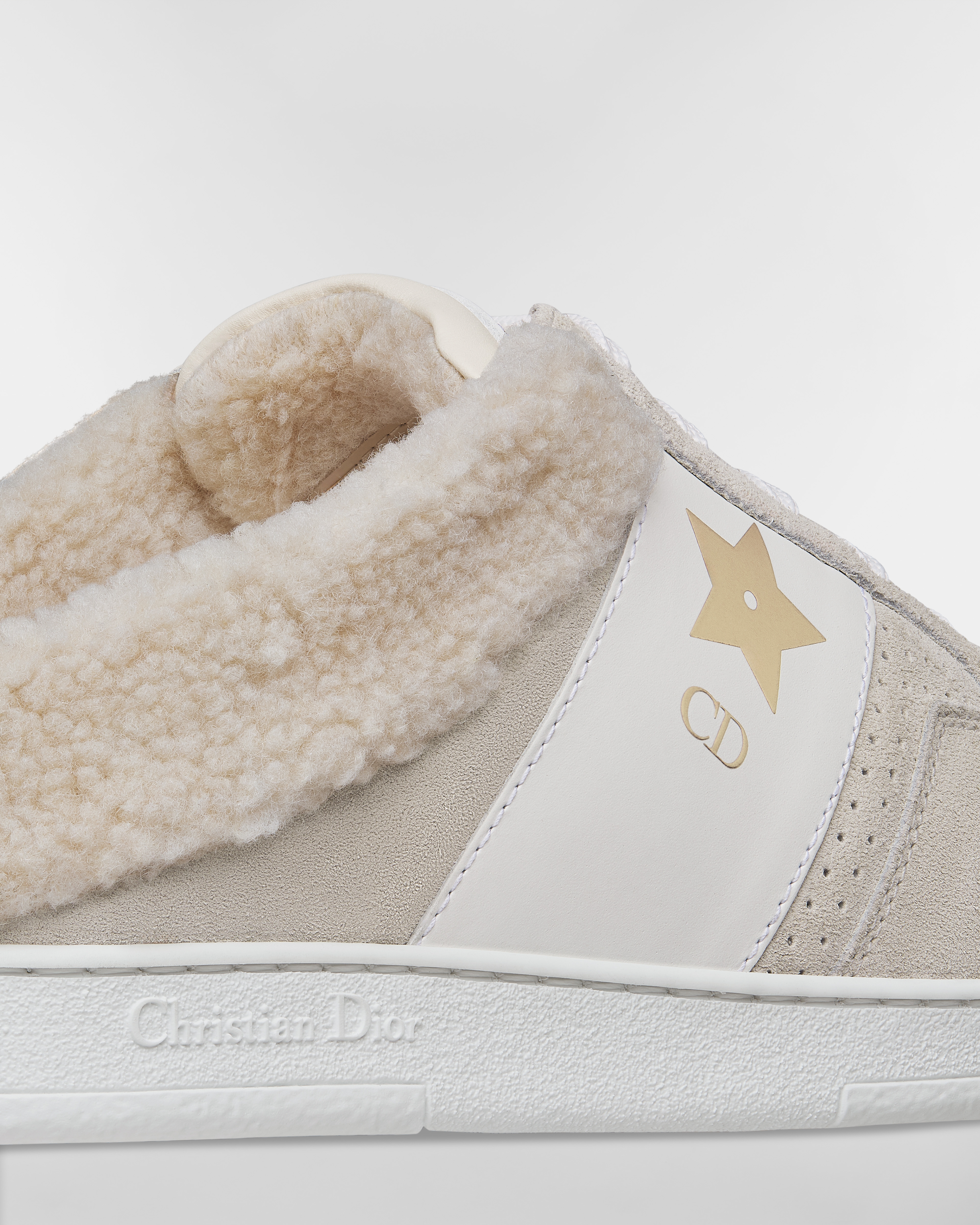 Dior Star Sneaker Gray Suede Calfskin | DIOR