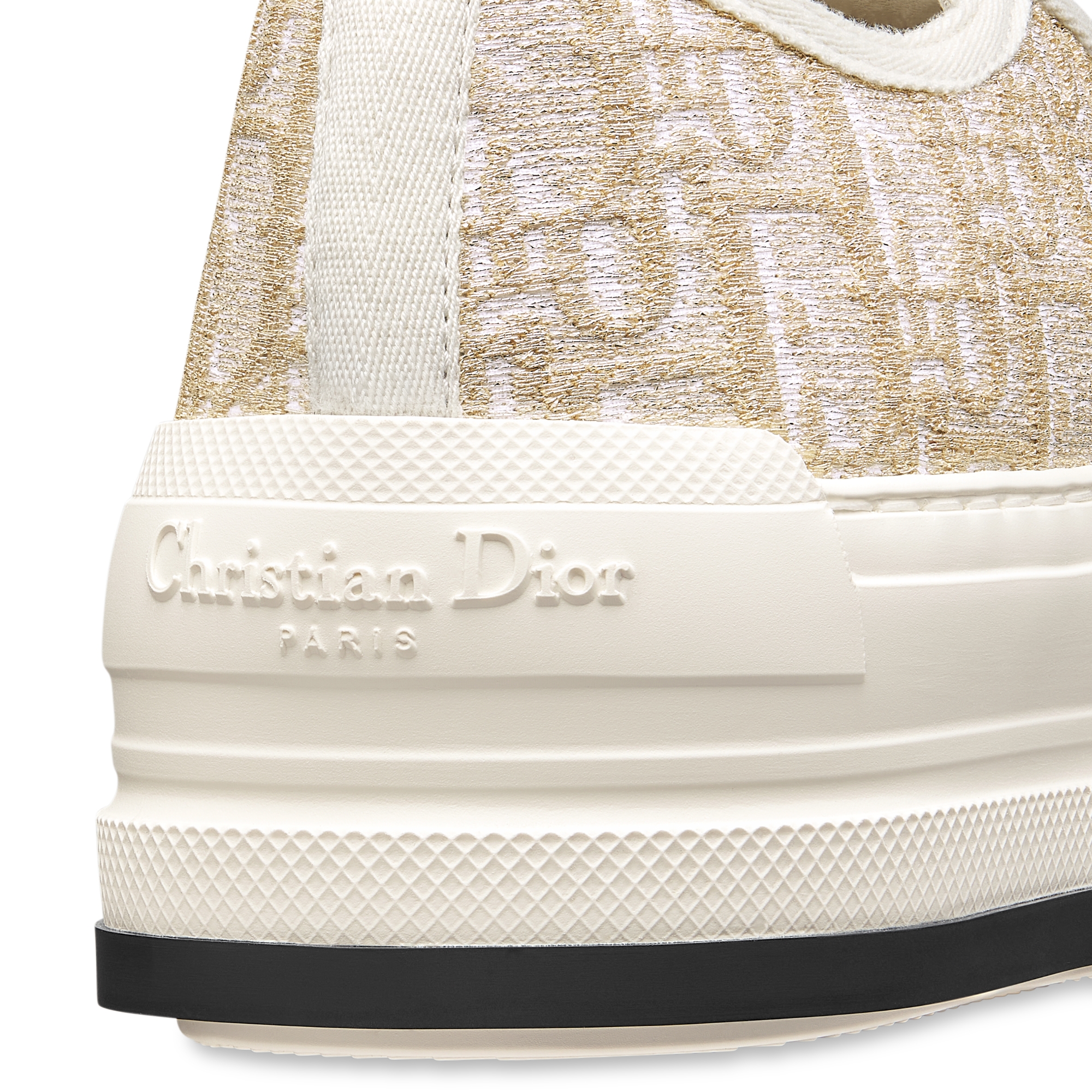 Walk'n'Dior Platform Sneaker White Cotton with Dior Oblique Embroidery ...