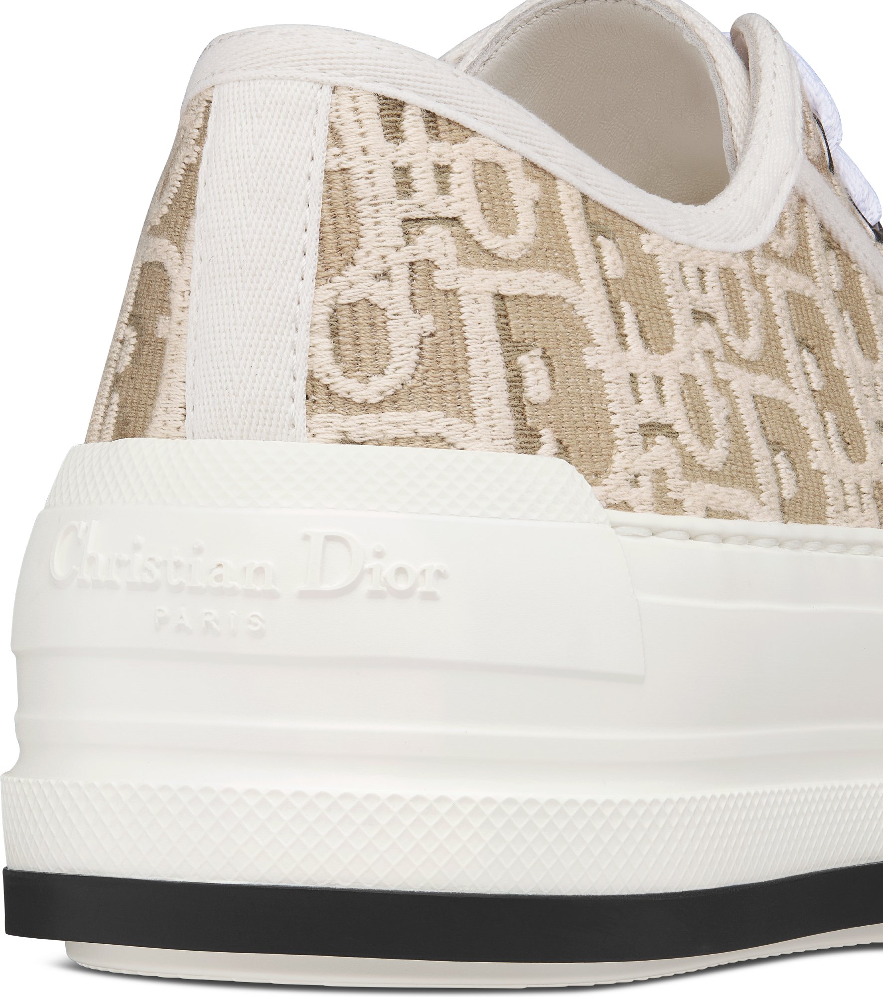 Walk'n'Dior Platform Sneaker Beige Dior Oblique Embroidered Cotton | DIOR