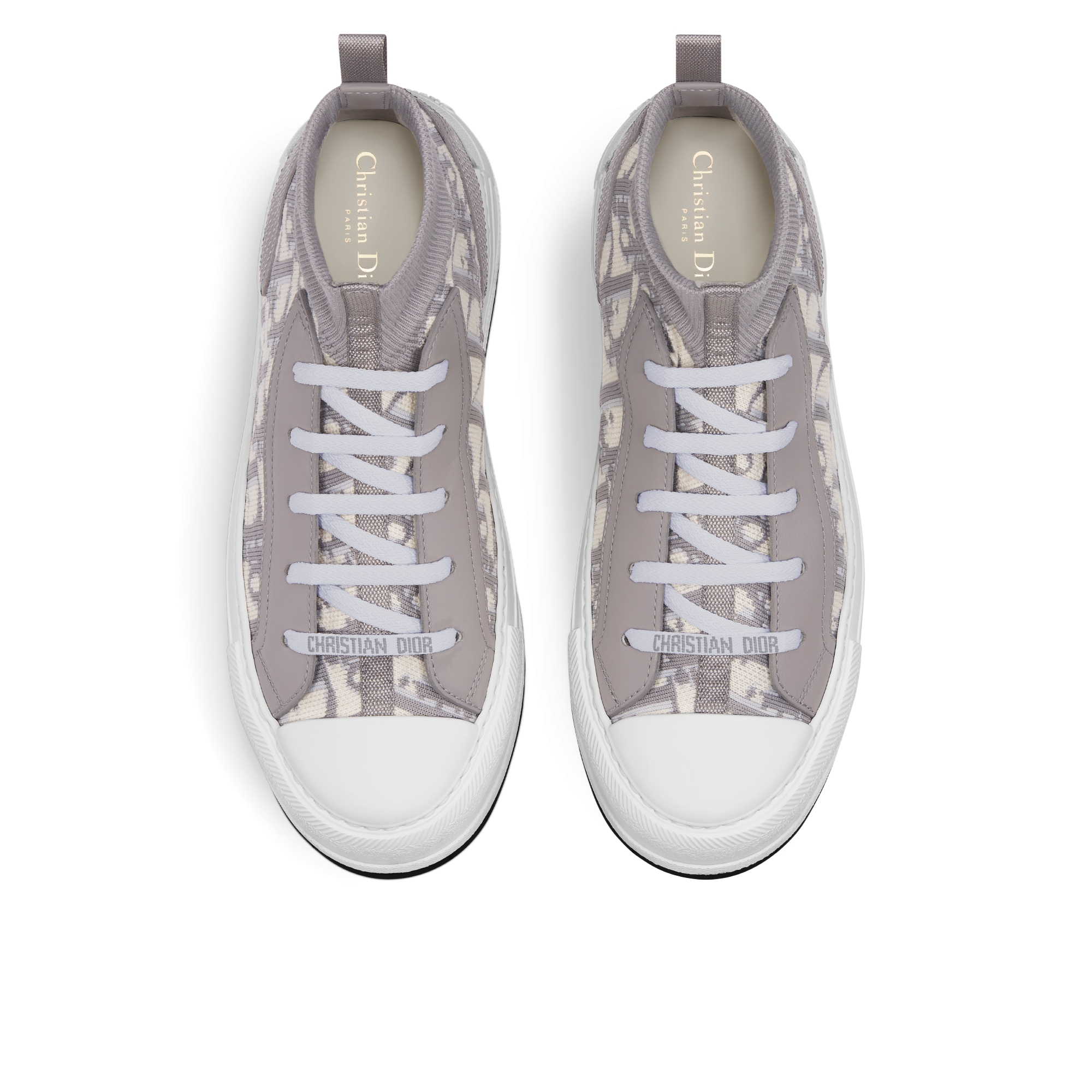 Walk'n'Dior Platform Sneaker Gray Dior Oblique Technical Mesh and ...