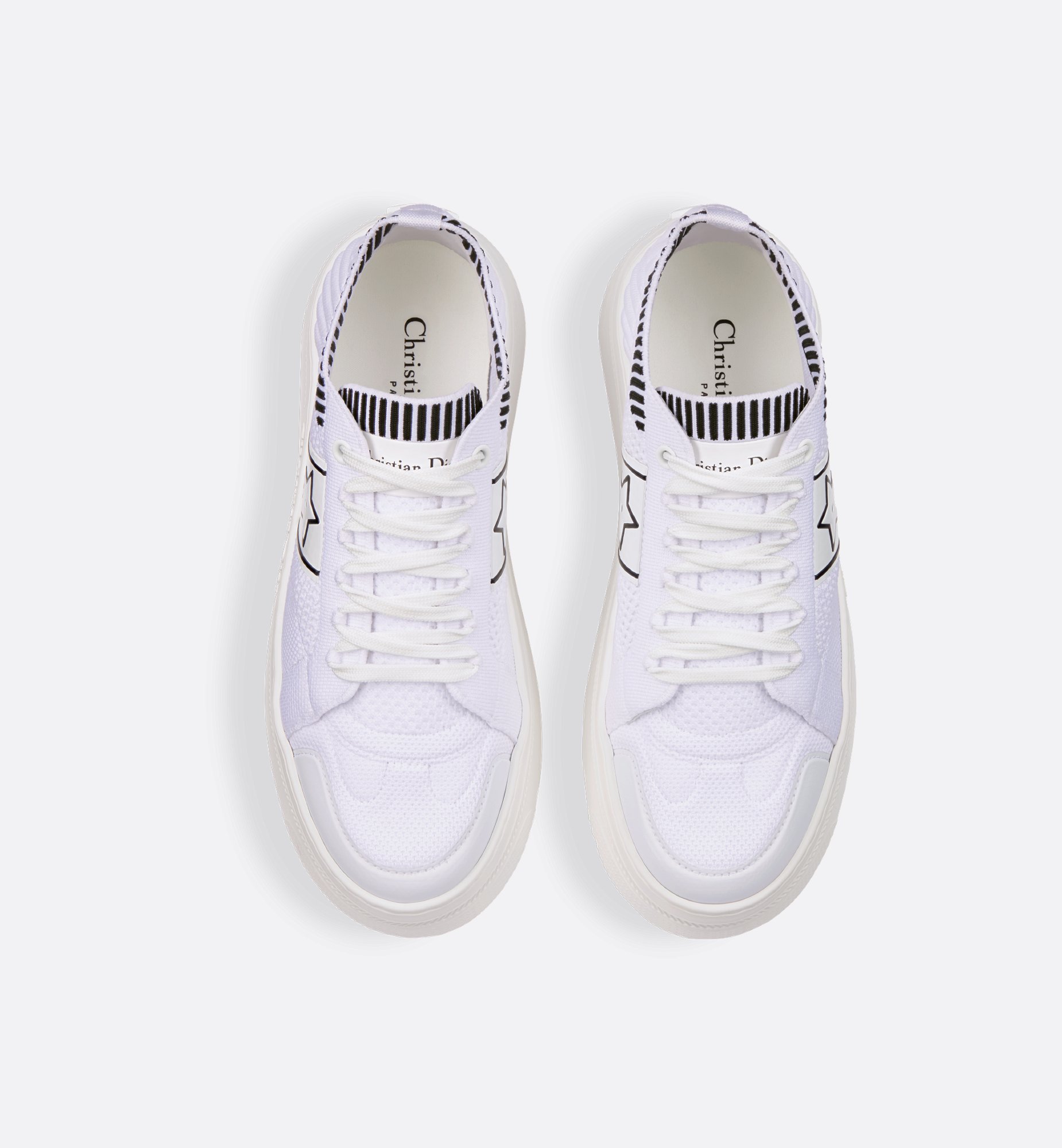 Dior Star Platform Sneaker White Technical Mesh | DIOR Dior Star Platform Sneaker White Technical Mesh | DIOR