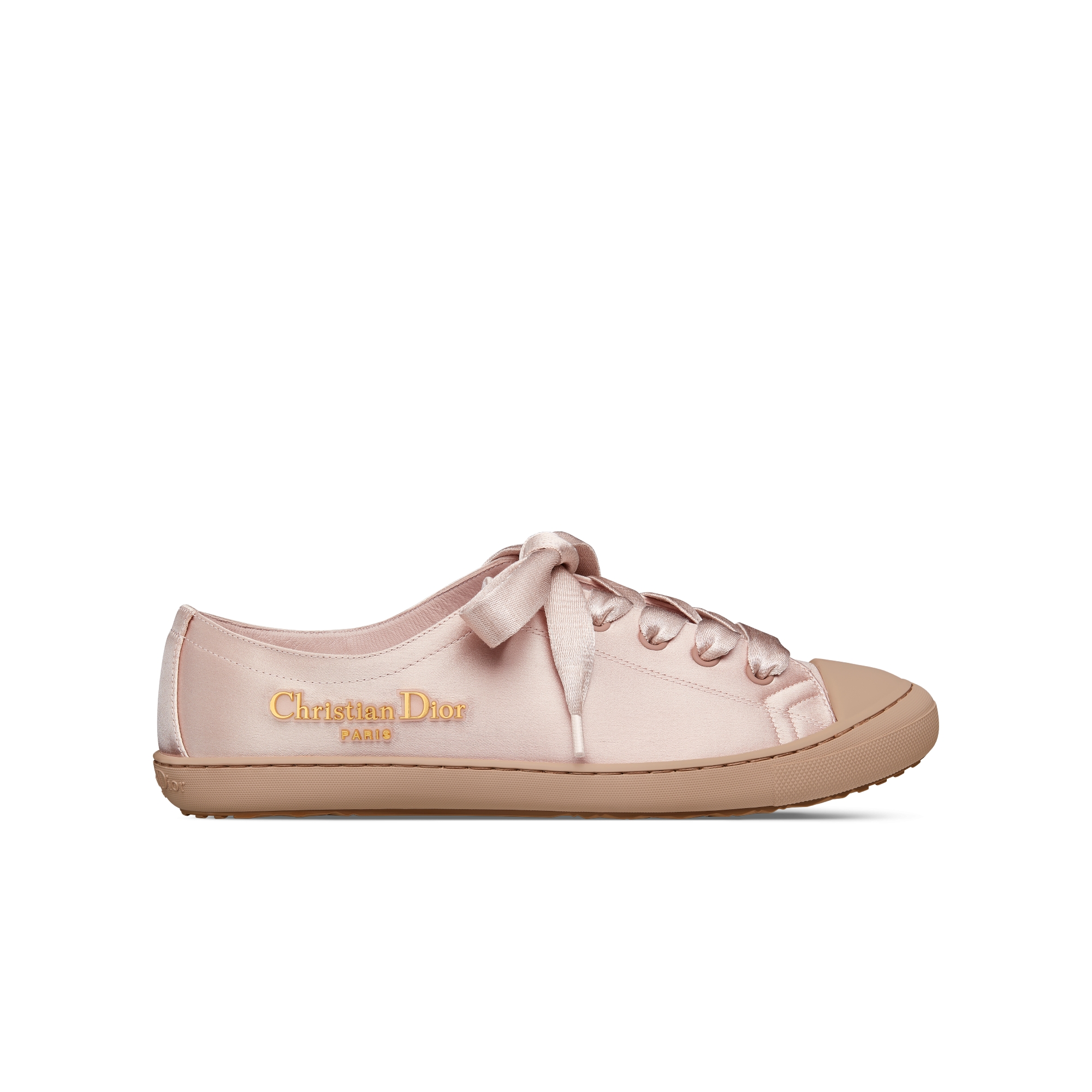 Dior Lucky-sneaker Nude satijn | DIOR