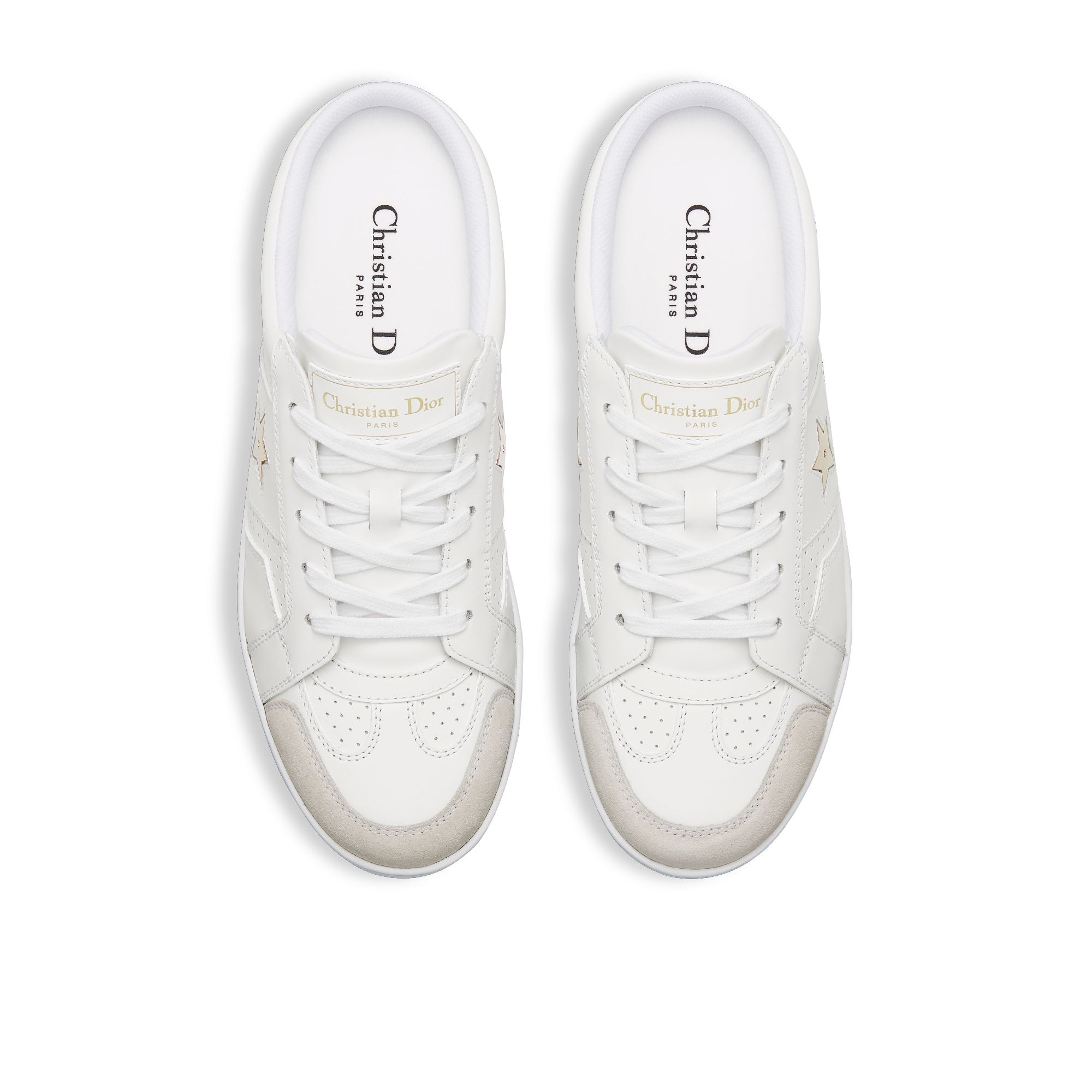 Dior Star Sneaker White Calfskin and Suede Calfskin | DIOR