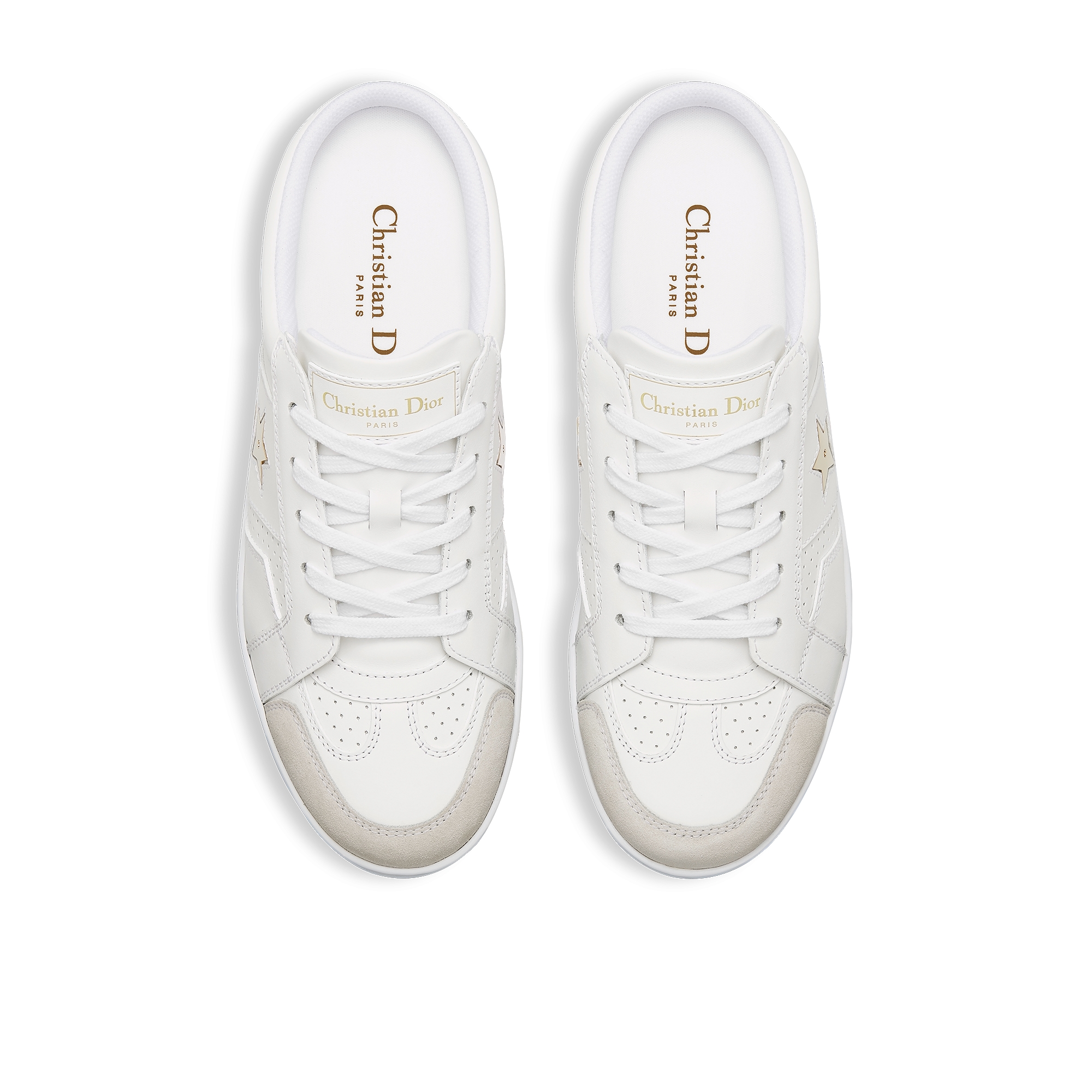 Dior Star Sneaker White Calfskin and Suede Calfskin | DIOR