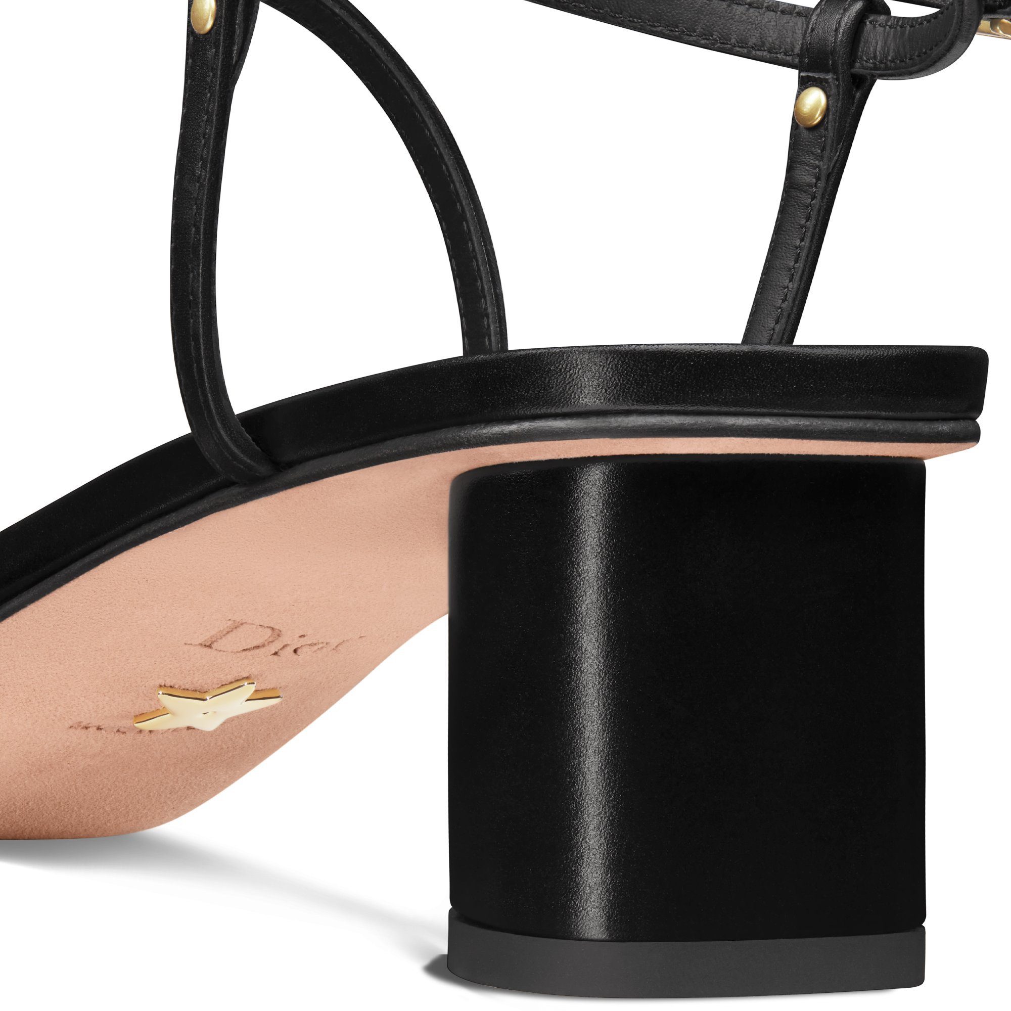 Sandale à talon C'est Dior Cuir de veau noir | DIOR