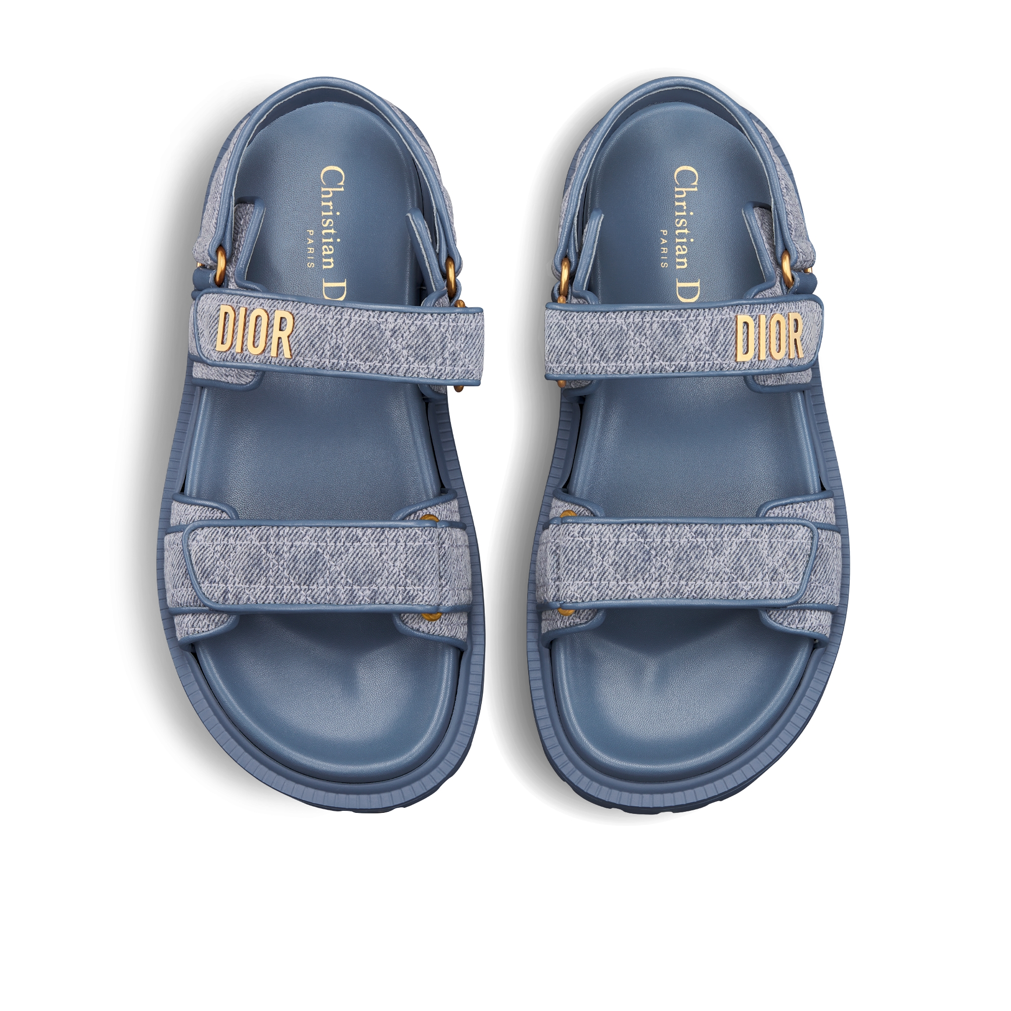 Sandalo Dioract Denim Cannage blu | DIOR