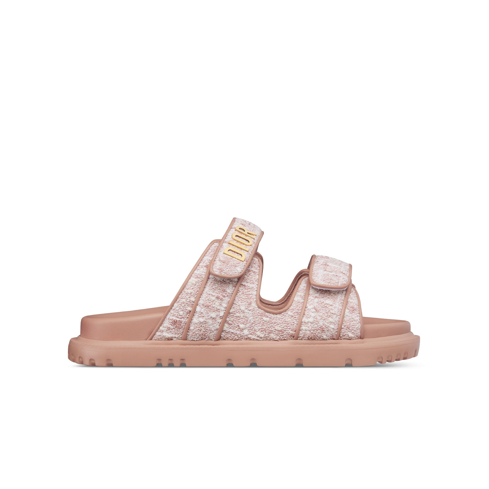 Dioract Slide Rose des Vents Cannage Tweed | DIOR