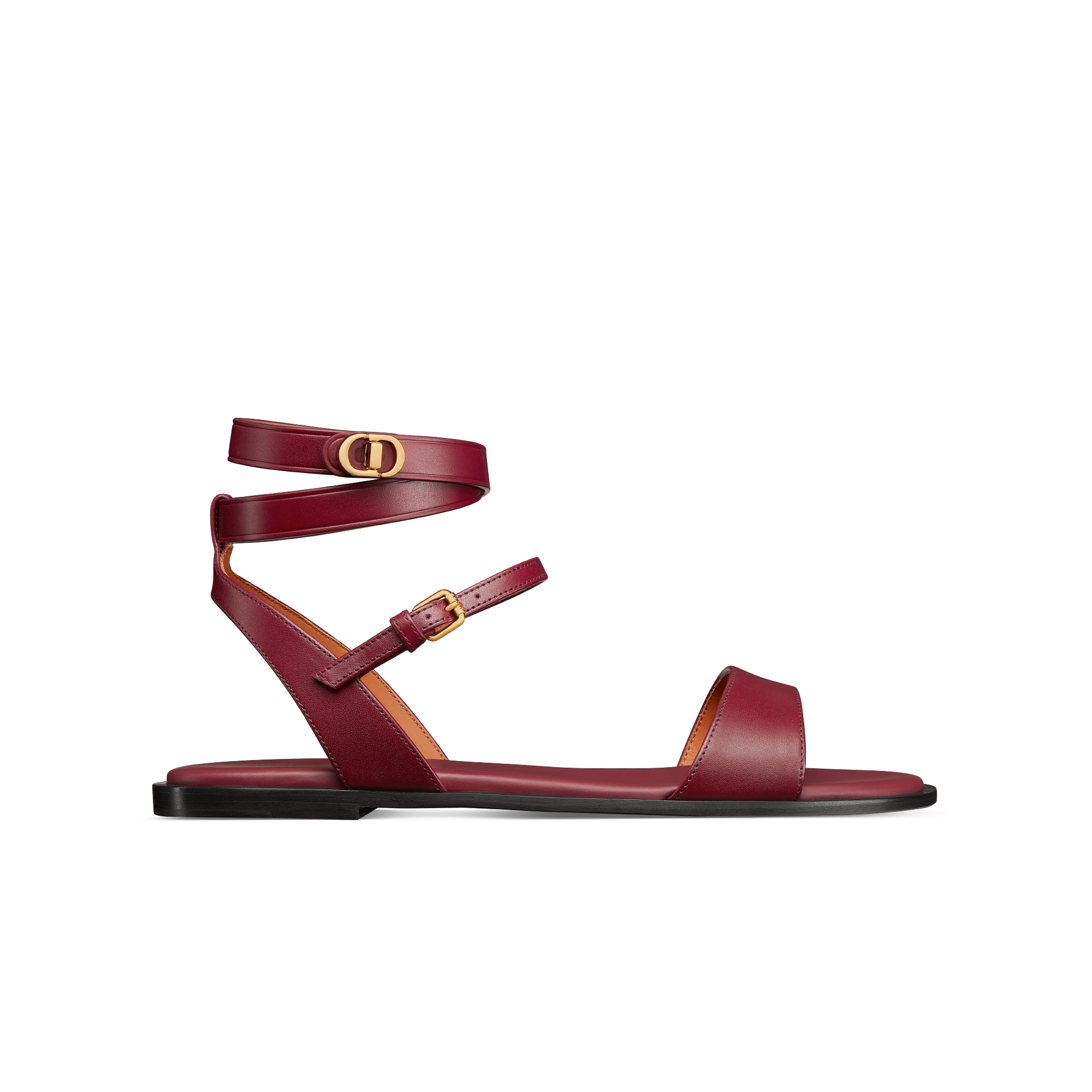 30 Montaigne Sandal Ruby Red Calfskin | DIOR