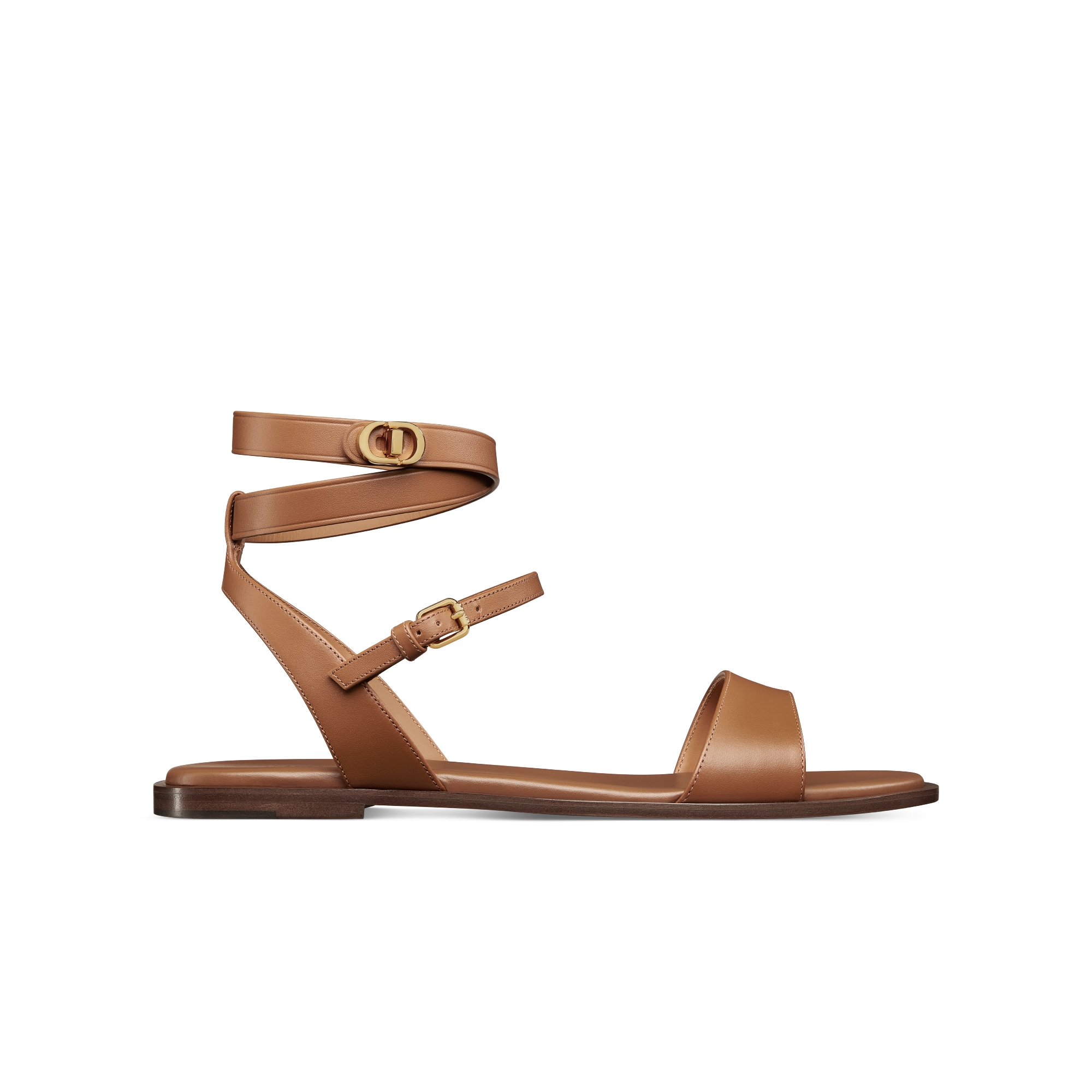 Sandalo 30 Montaigne Pelle di vitello color cammello | DIOR