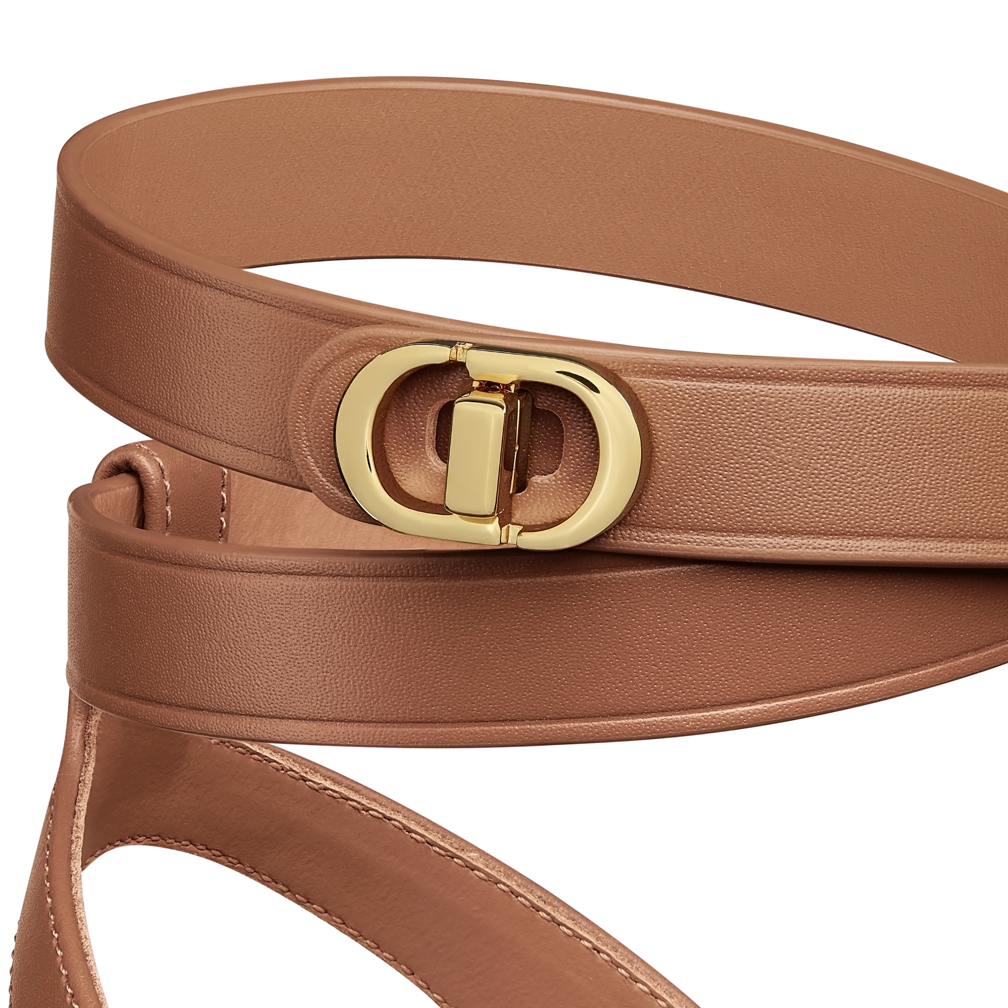 Sandalo 30 Montaigne Pelle di vitello color cammello | DIOR