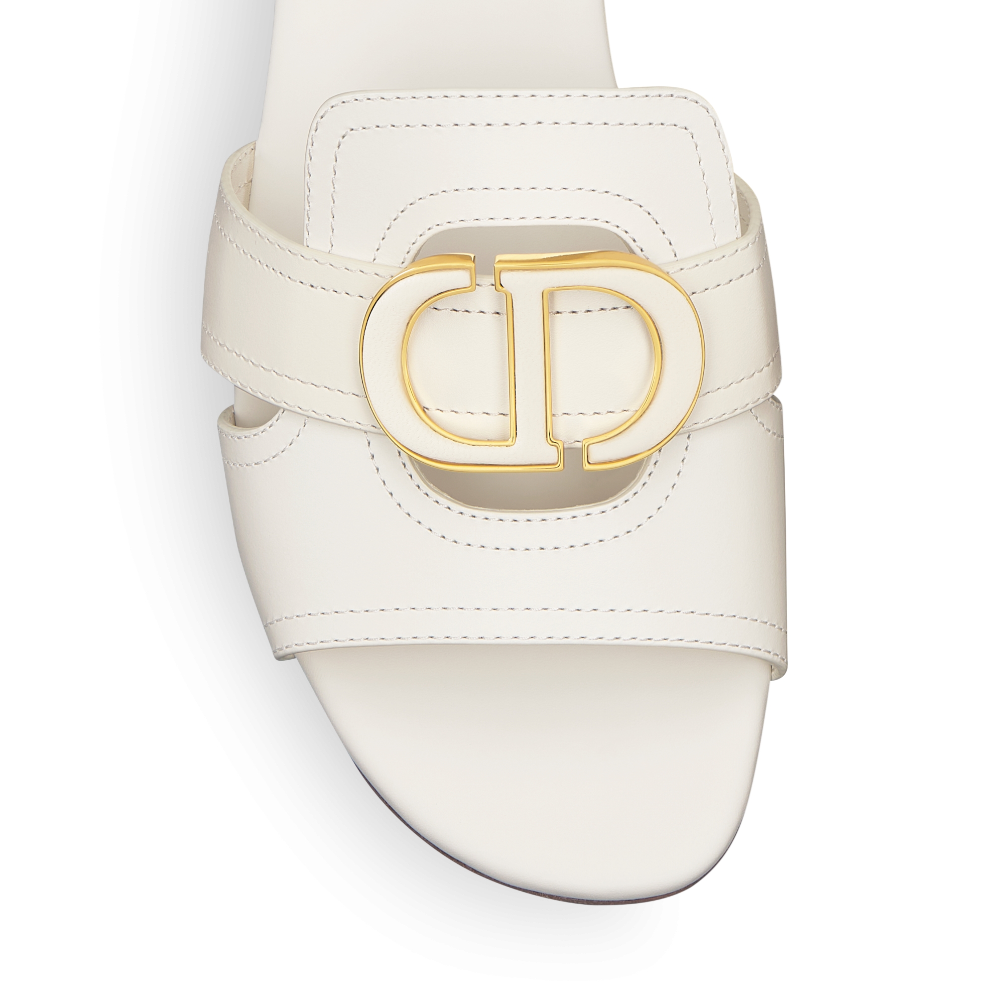 Sandalo 30 Montaigne Pelle di vitello bianca | DIOR