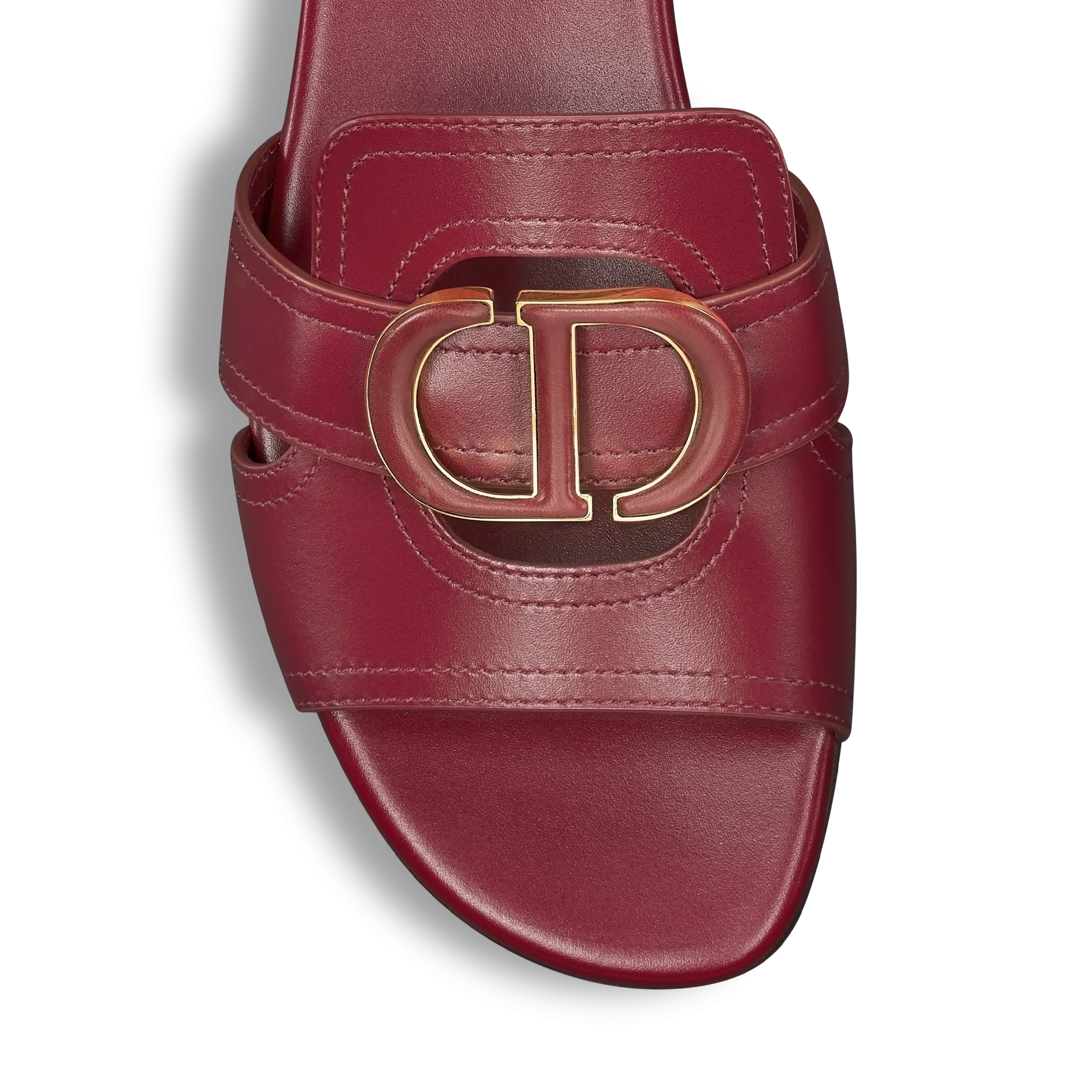 30 Montaigne Slide Ruby Red Calfskin | DIOR