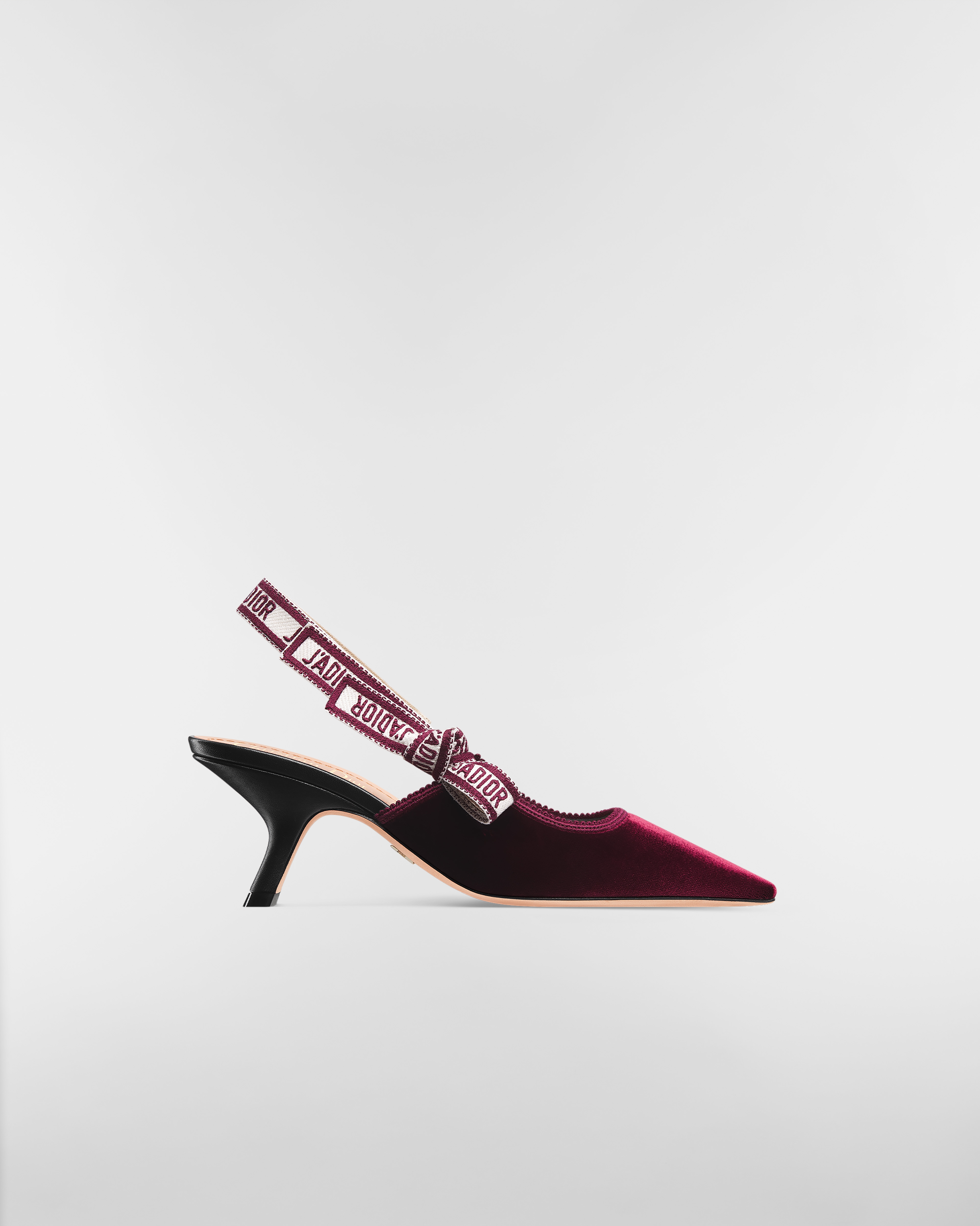 J'Adior Slingback Pump Scarlet Red Velvet | DIOR