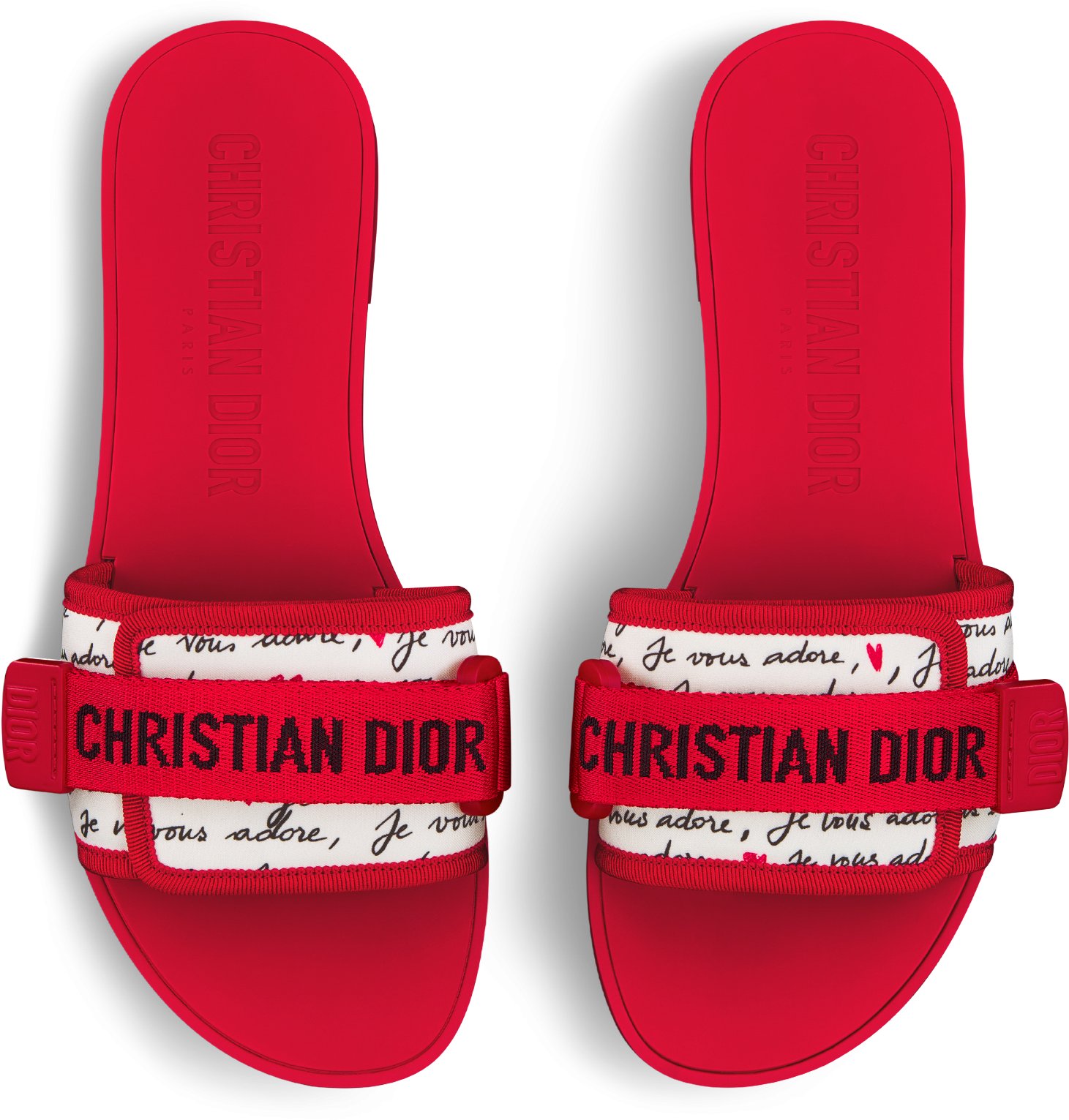 Dioramour Dio(r)evolution Slide White Technical Fabric with Black and ...