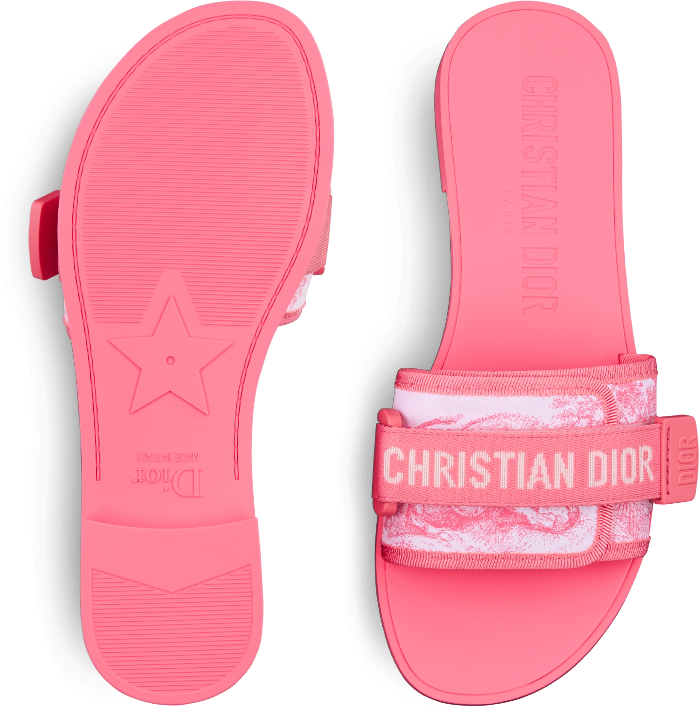 Dioriviera Dio(r)evolution Slide Technical Fabric with Candy Pink Toile ...