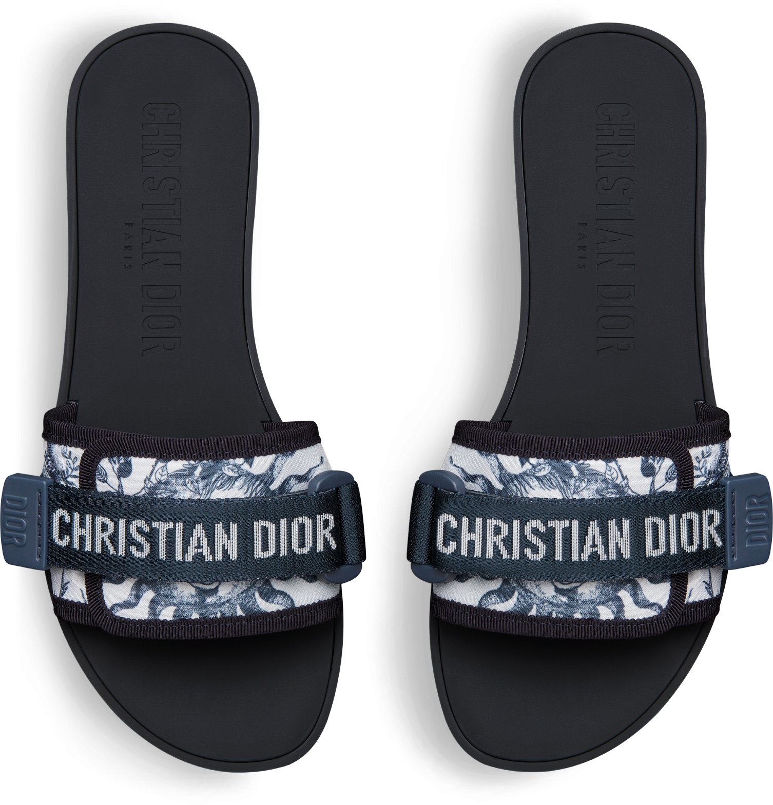 Dioriviera Dio(r)evolution Slide Technical Fabric with Deep Blue Toile ...