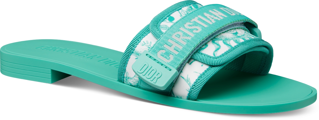 Dioriviera Dio(r)evolution Slide Technical Fabric with Aquamarina Toile ...