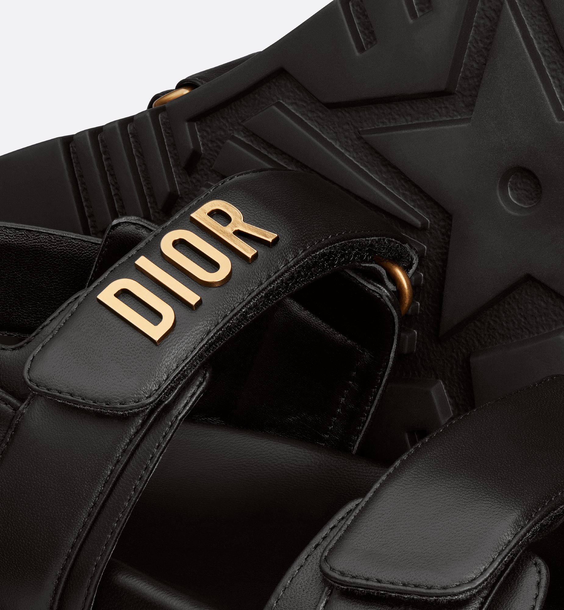 Dioract Sandal Black Lambskin | DIOR Dioract Sandal Black Lambskin | DIOR