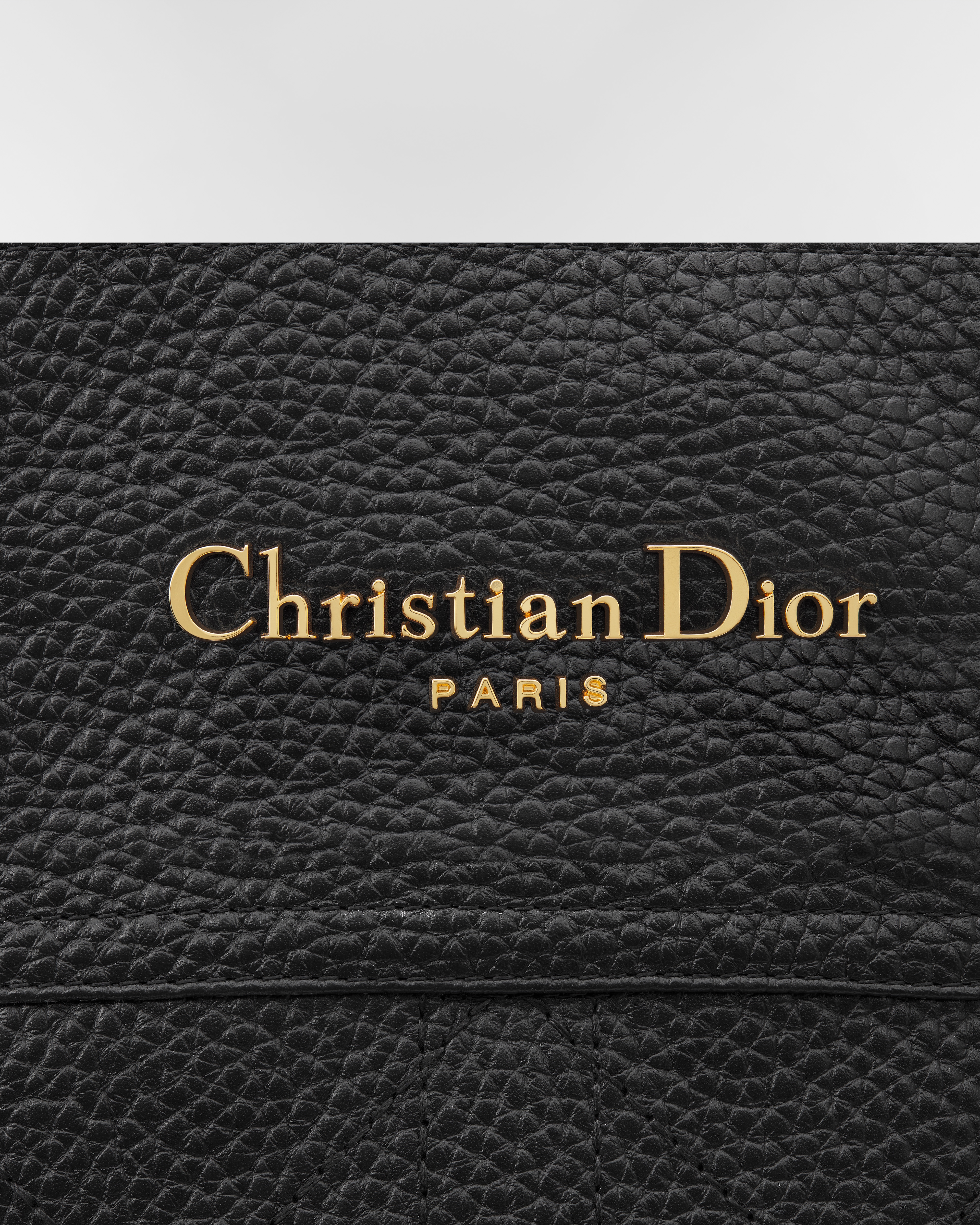 Botte D-Town Cuir de veau grainé Cannage noir | DIOR