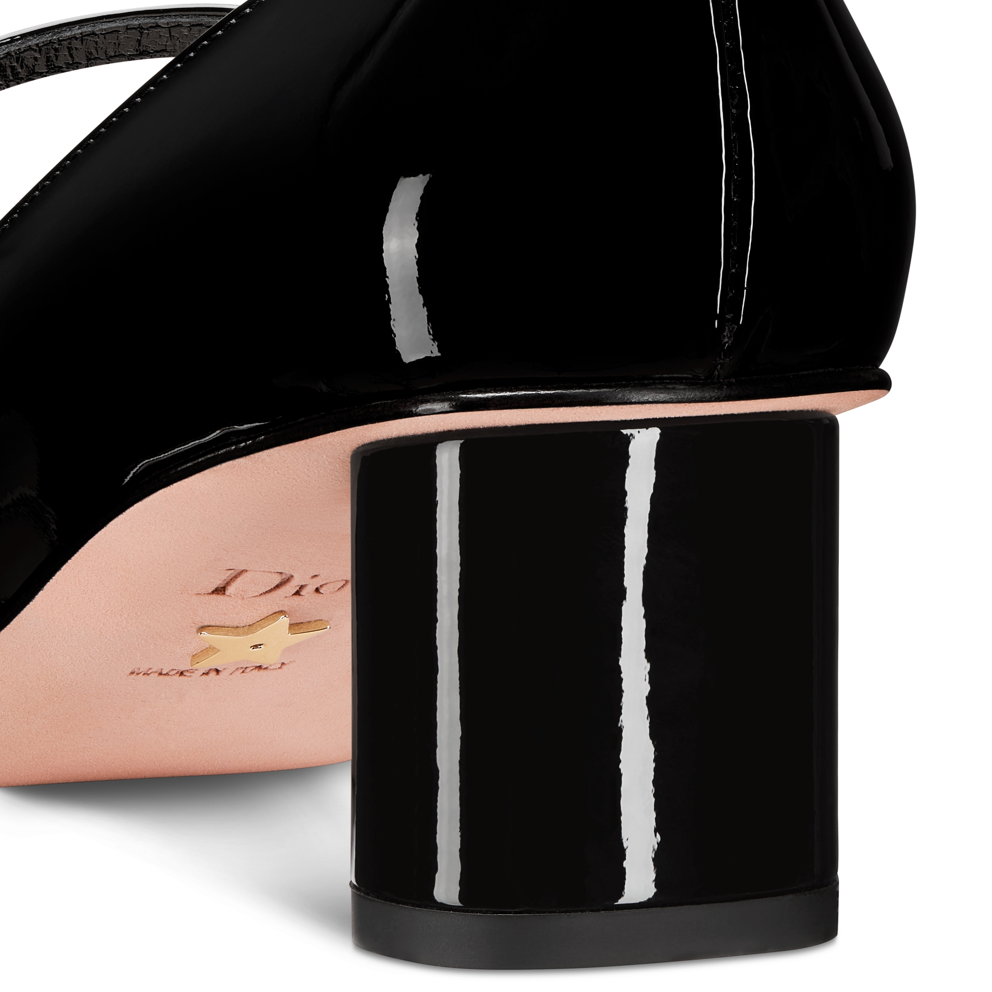 Jolie Dior Pumps Kalbslackleder in Schwarz | DIOR