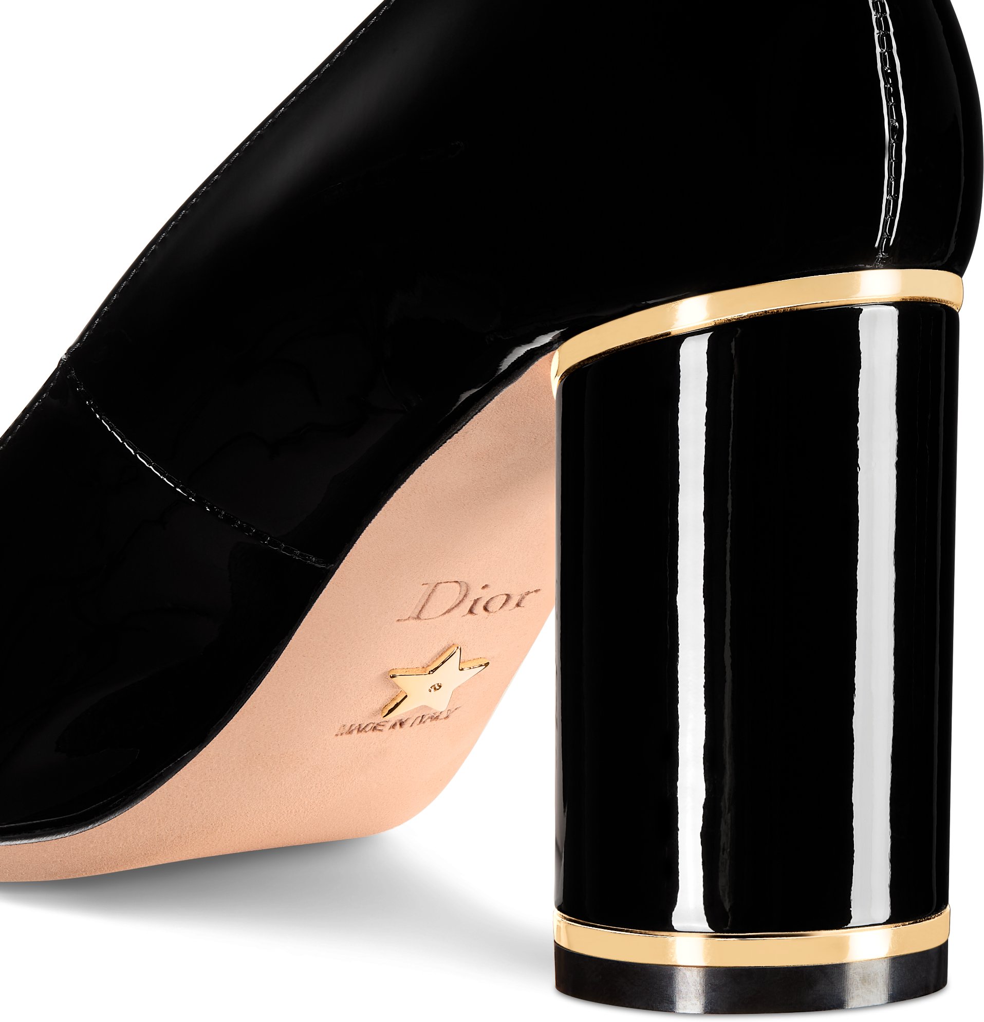 Miss Dior Graffiti Pump Black Patent Calfskin | DIOR