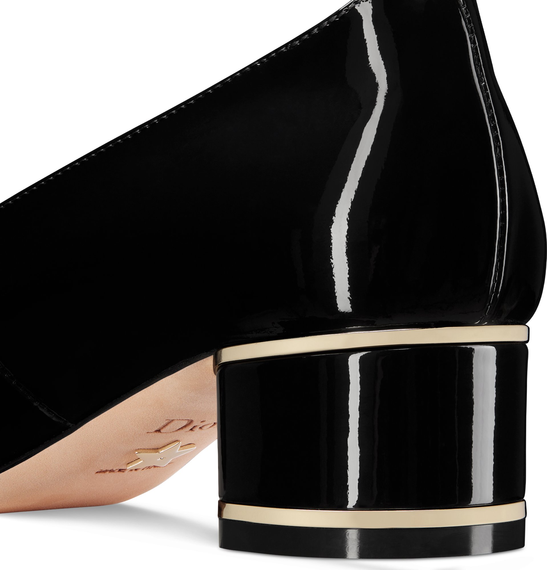Miss Dior Pump Black Patent Calfskin | DIOR