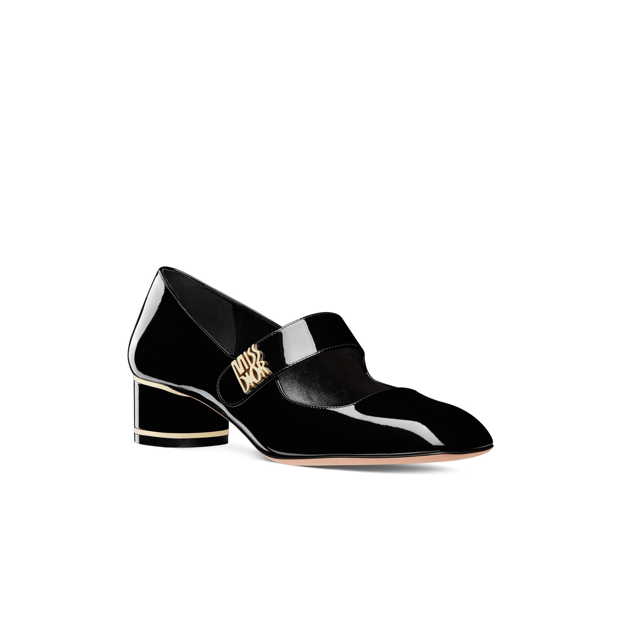 Miss Dior Pump Black Patent Calfskin | DIOR