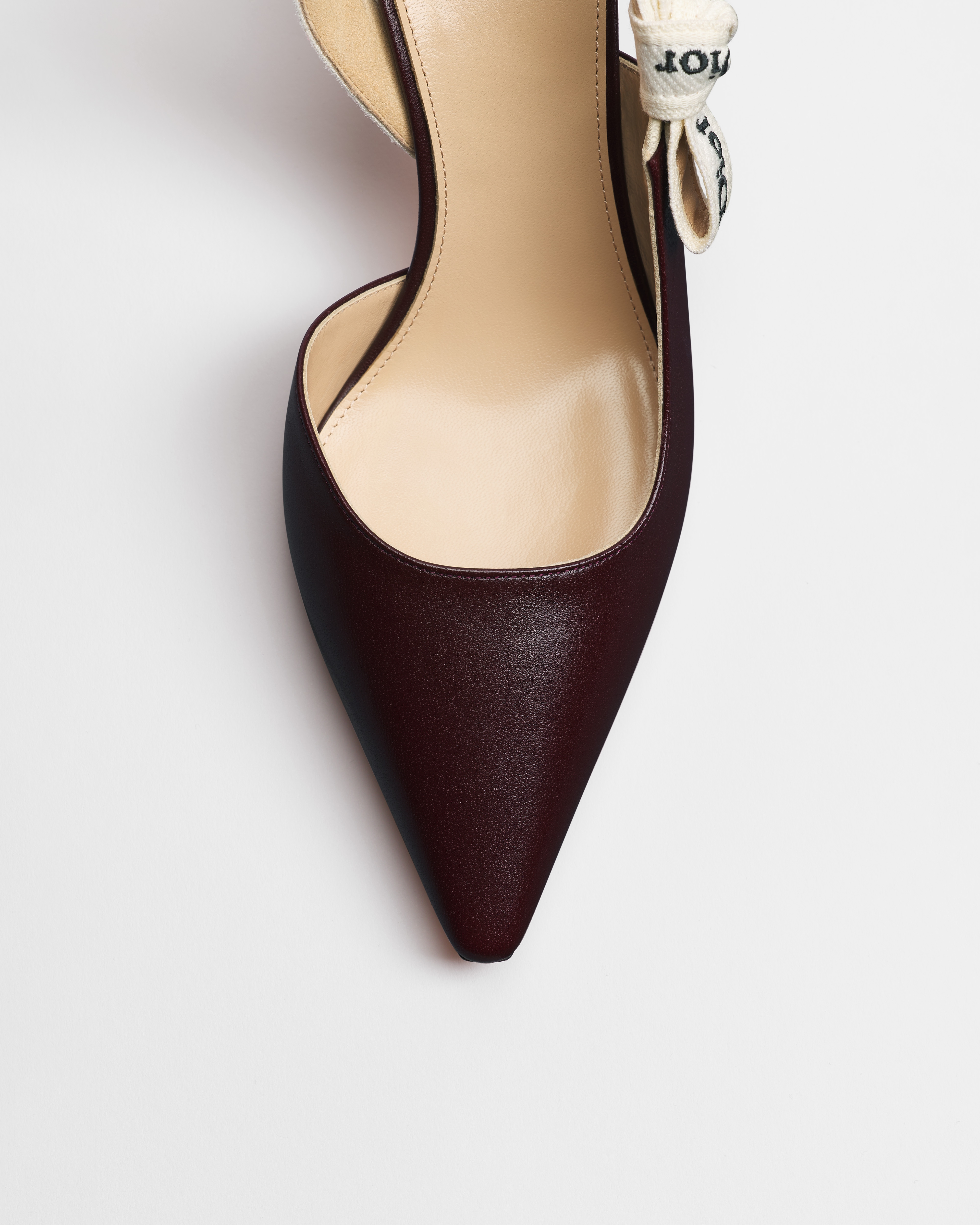 J'Adior Slingback Pump Burgundy Lambskin | DIOR